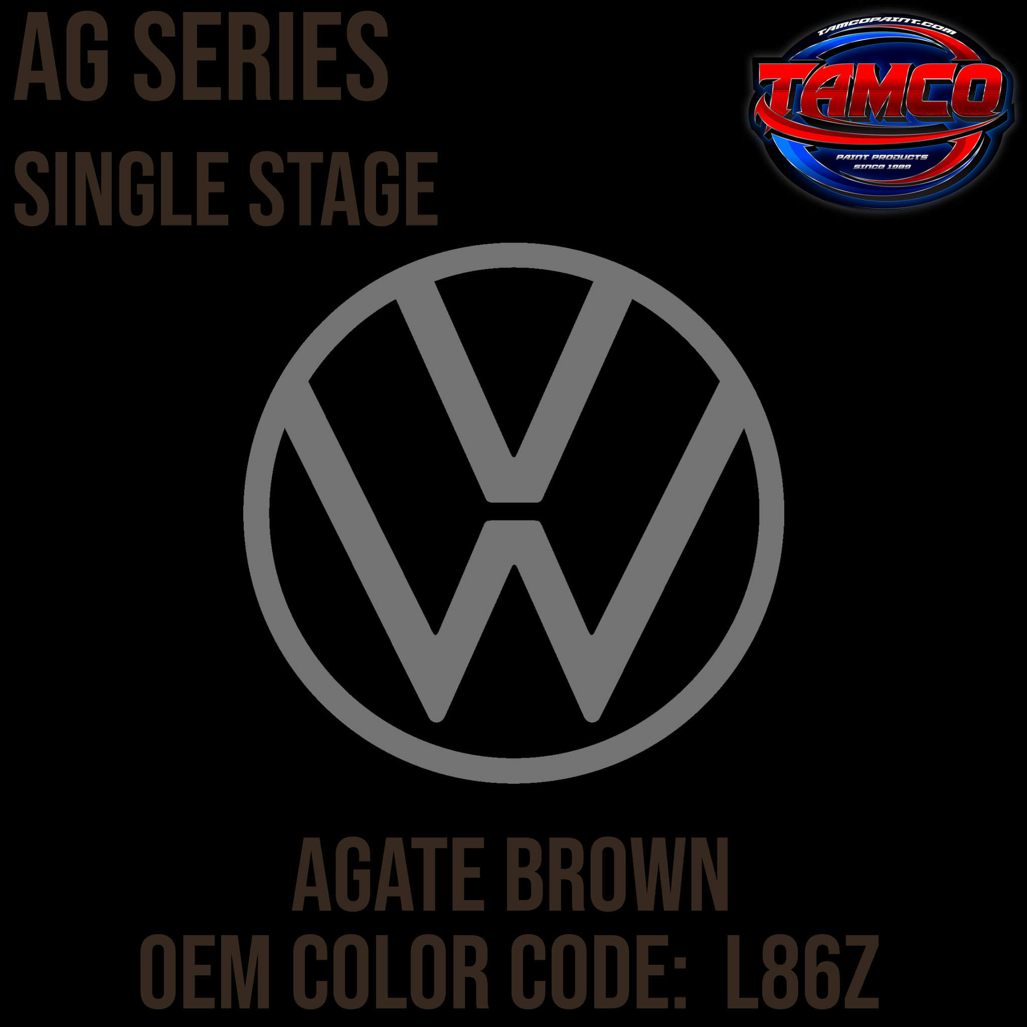 Volkswagen Agate Brown | L86Z | 1975-1982 | OEM AG Series Single Stage