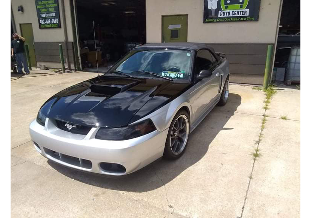 FORD INGOT SILVER METALLIC | ELIJAH VAUDT CUSTOM PAINTING | 2002 MUSTA