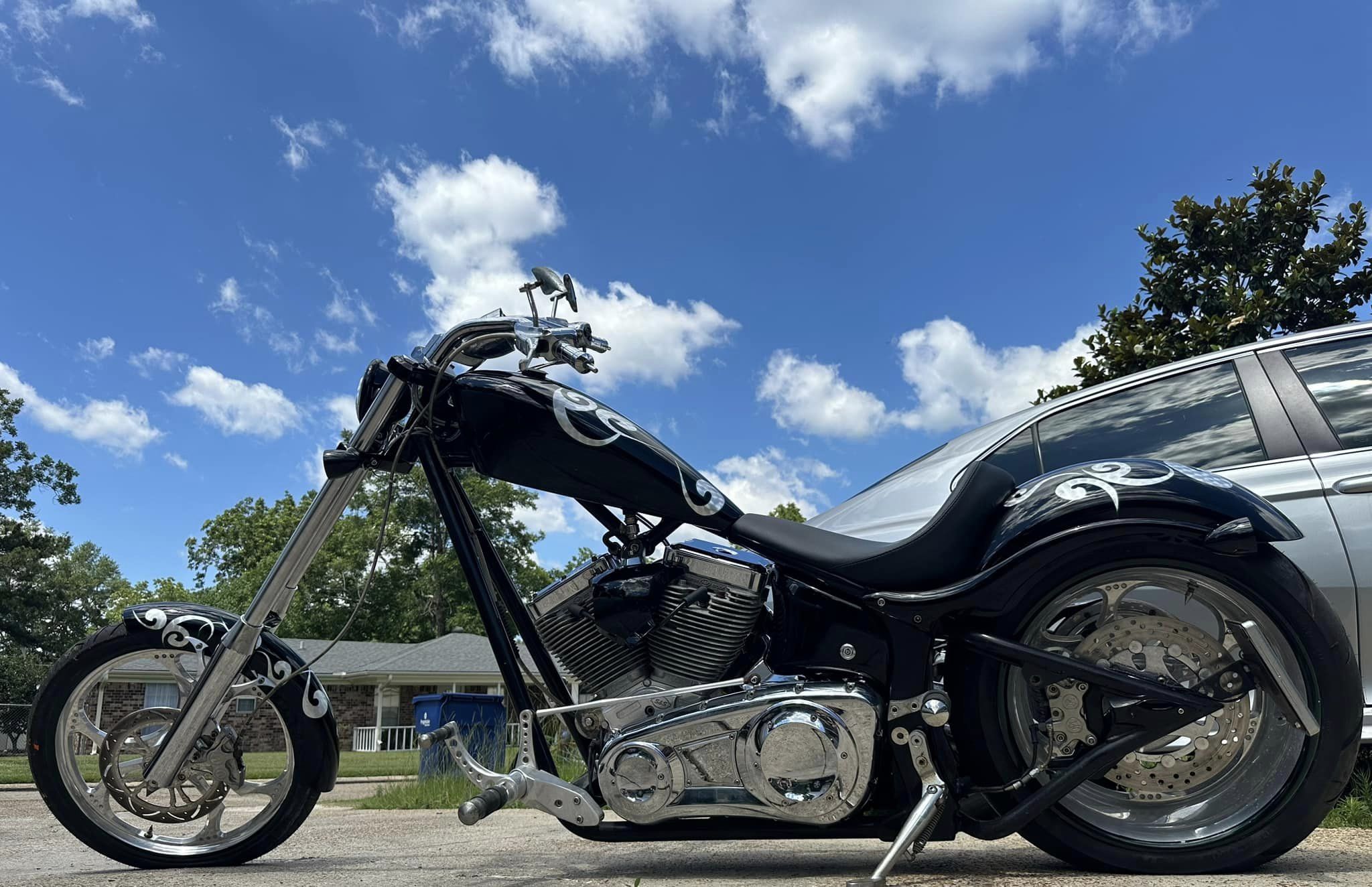 MURDERED OUT BLACK | ALI ANDRADE | BIG DOG CHOPPER