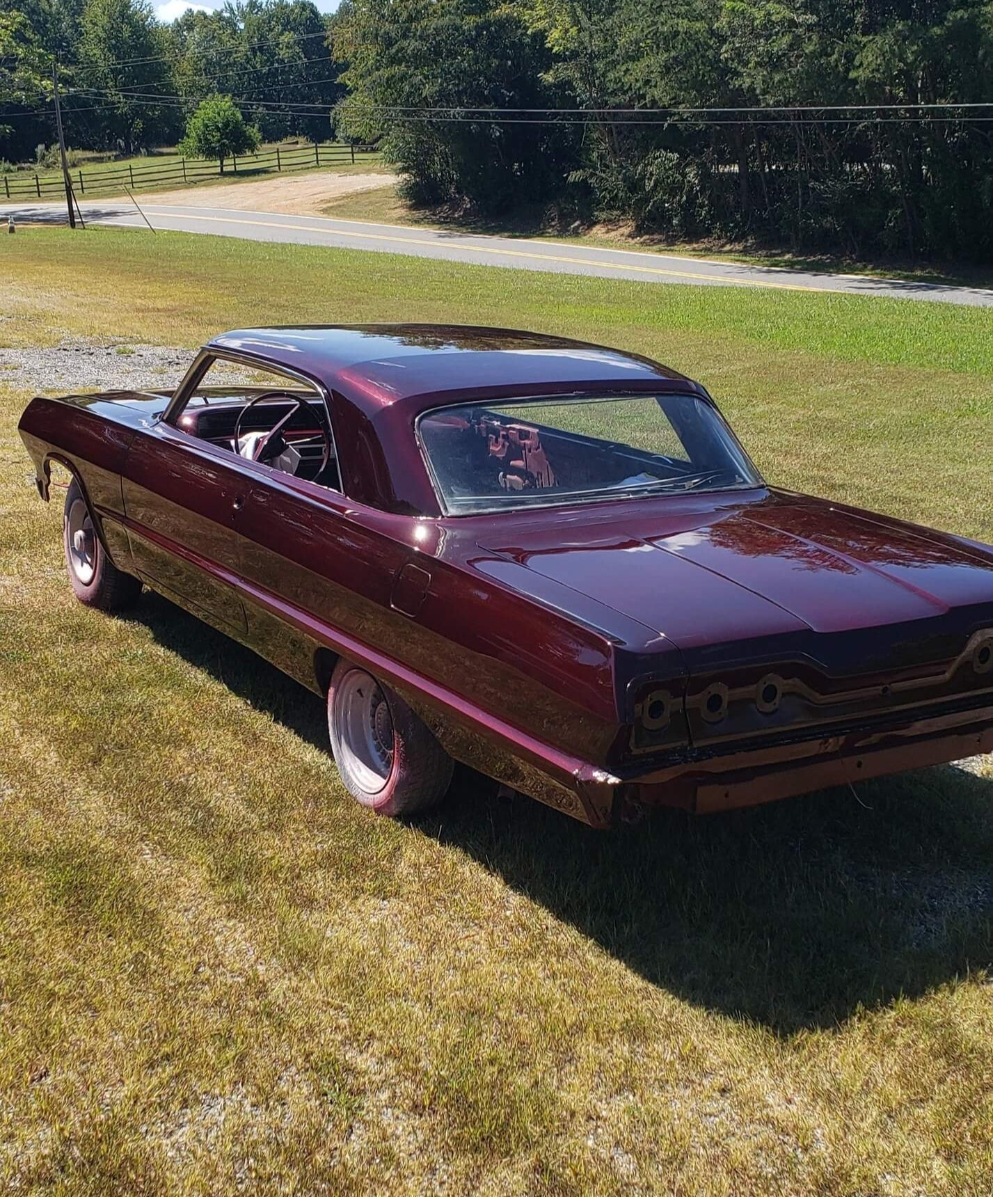 RIDDLER RED | DERRON HELICOPTER BOLLING | 1963 CHEVROLET IMPALA SS