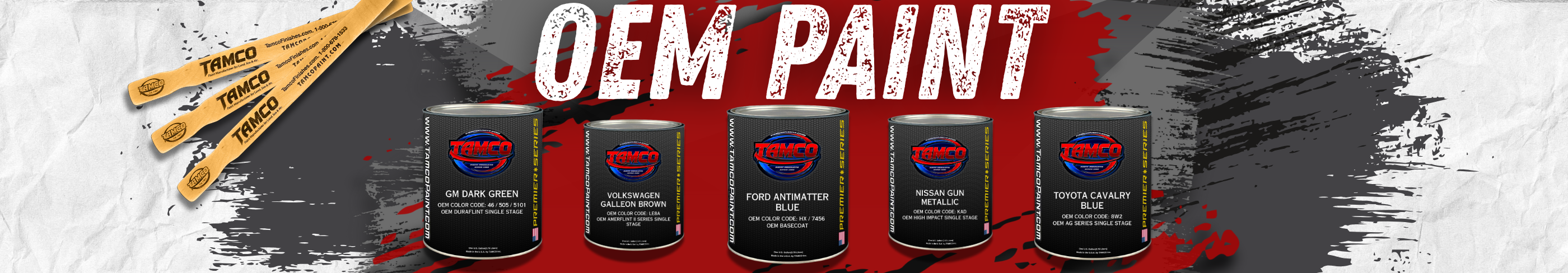 OEM Matched Paint | Tamco Paint | Basecoat & AG Series Single Stage
