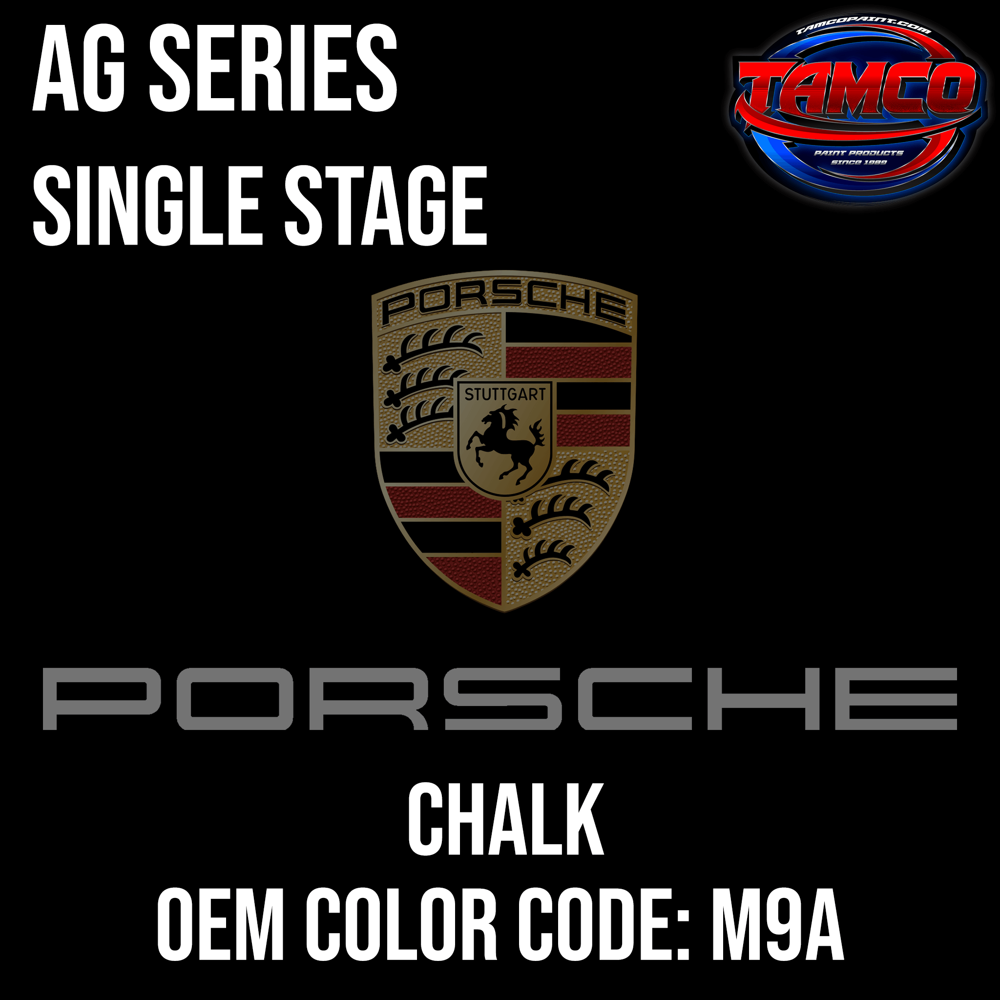 Porsche Chalk | M9A | 2017-2024 | OEM AG Series Single Stage