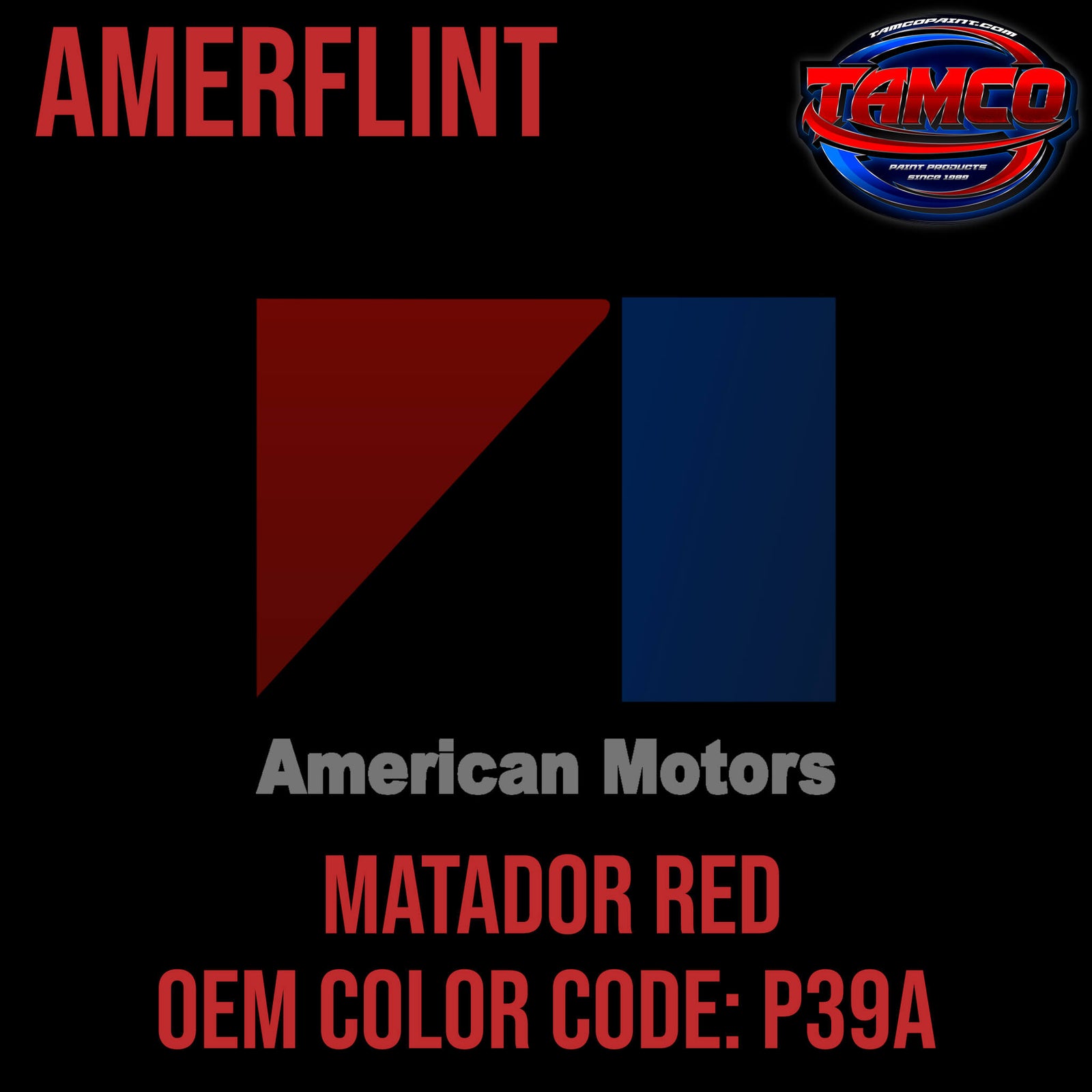 AMC Matador Red | P39A | 1967-1968 | OEM Amerflint II Series Single St