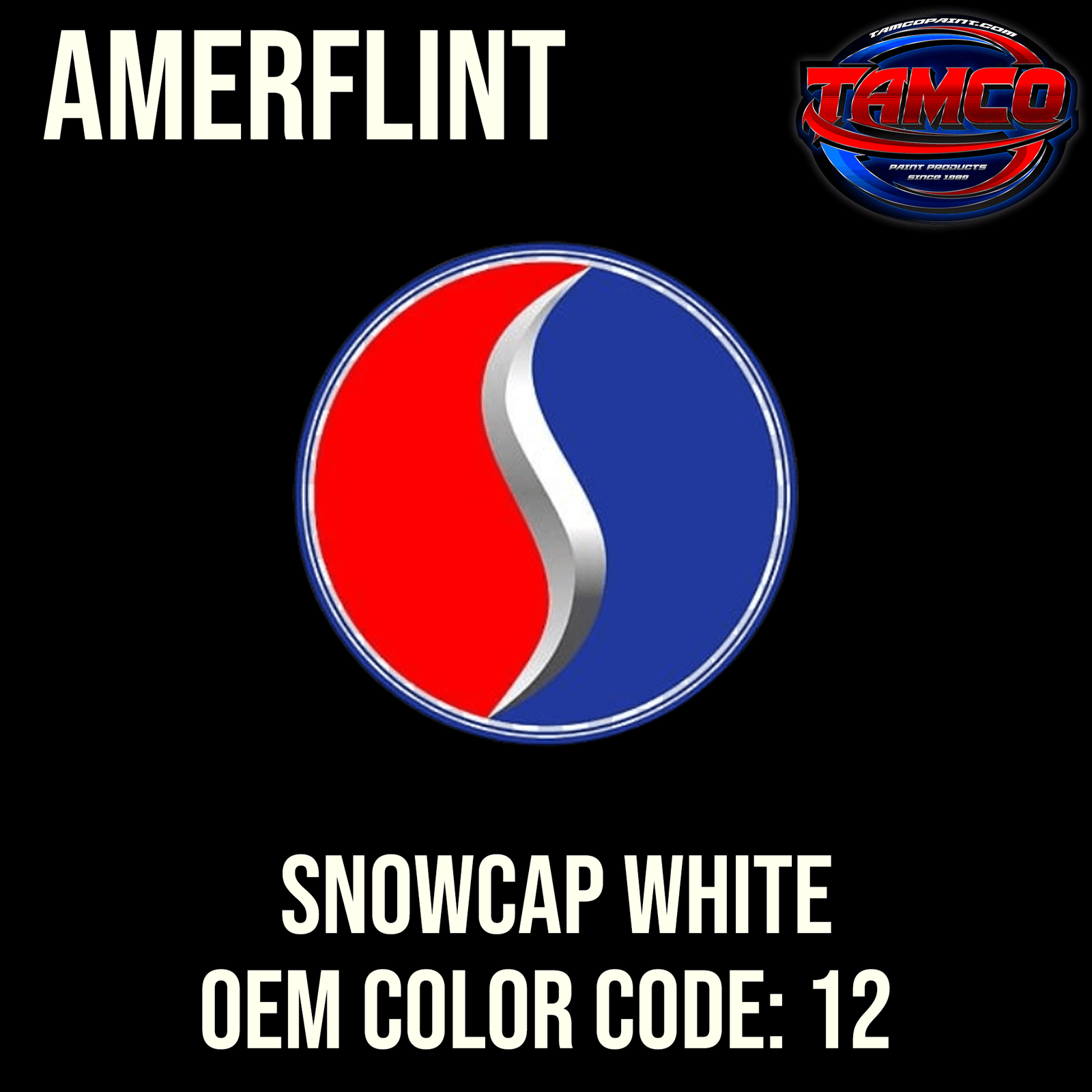 Studebaker Snowcap White | 12 | 1956 | OEM Amerflint II Series Single