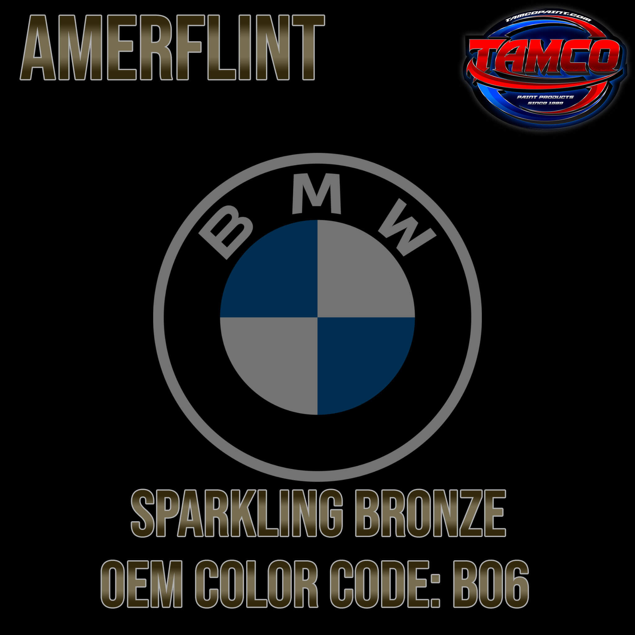 BMW Sparkling Bronze | B06 | 2011-2016 | OEM Amerflint II Series Singl