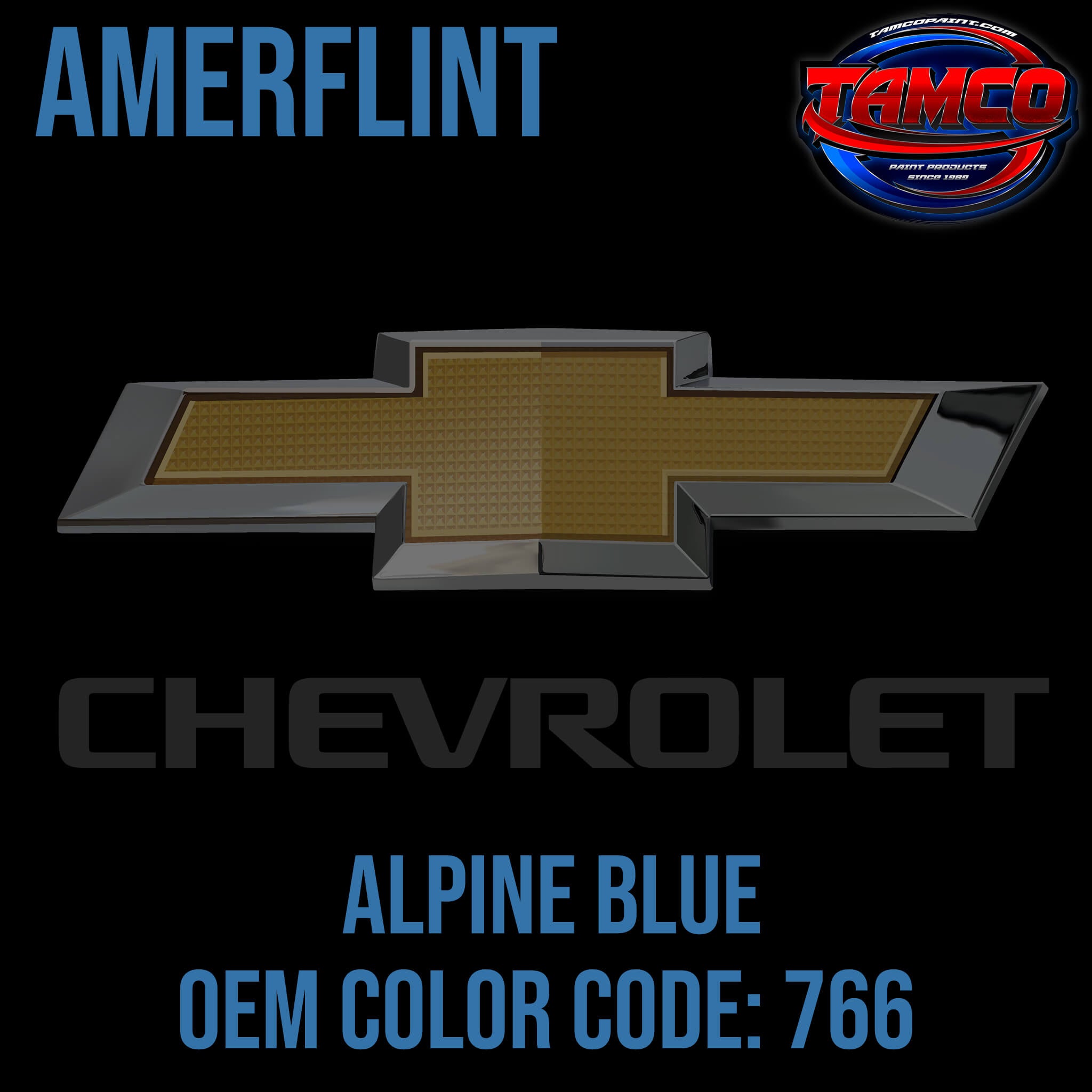 Chevrolet Alpine Blue | 766 | 1957-1985 | OEM Amerflint II Series Sing