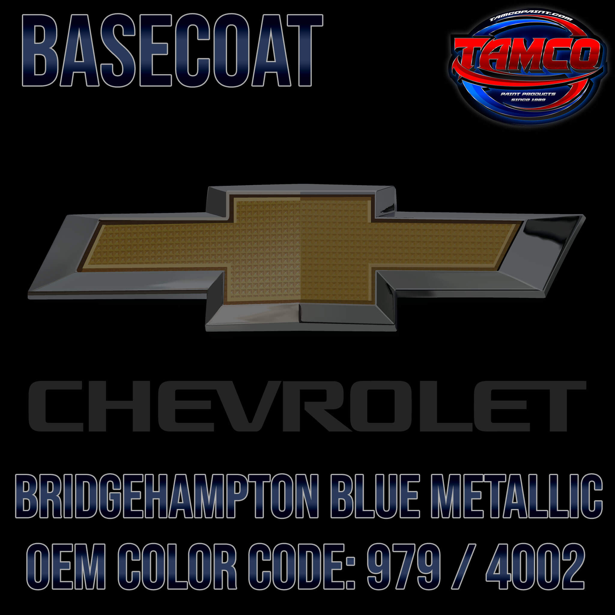Chevrolet Bridgehampton Blue Metallic | 979 / 4002 | 1971-1972 | OEM B