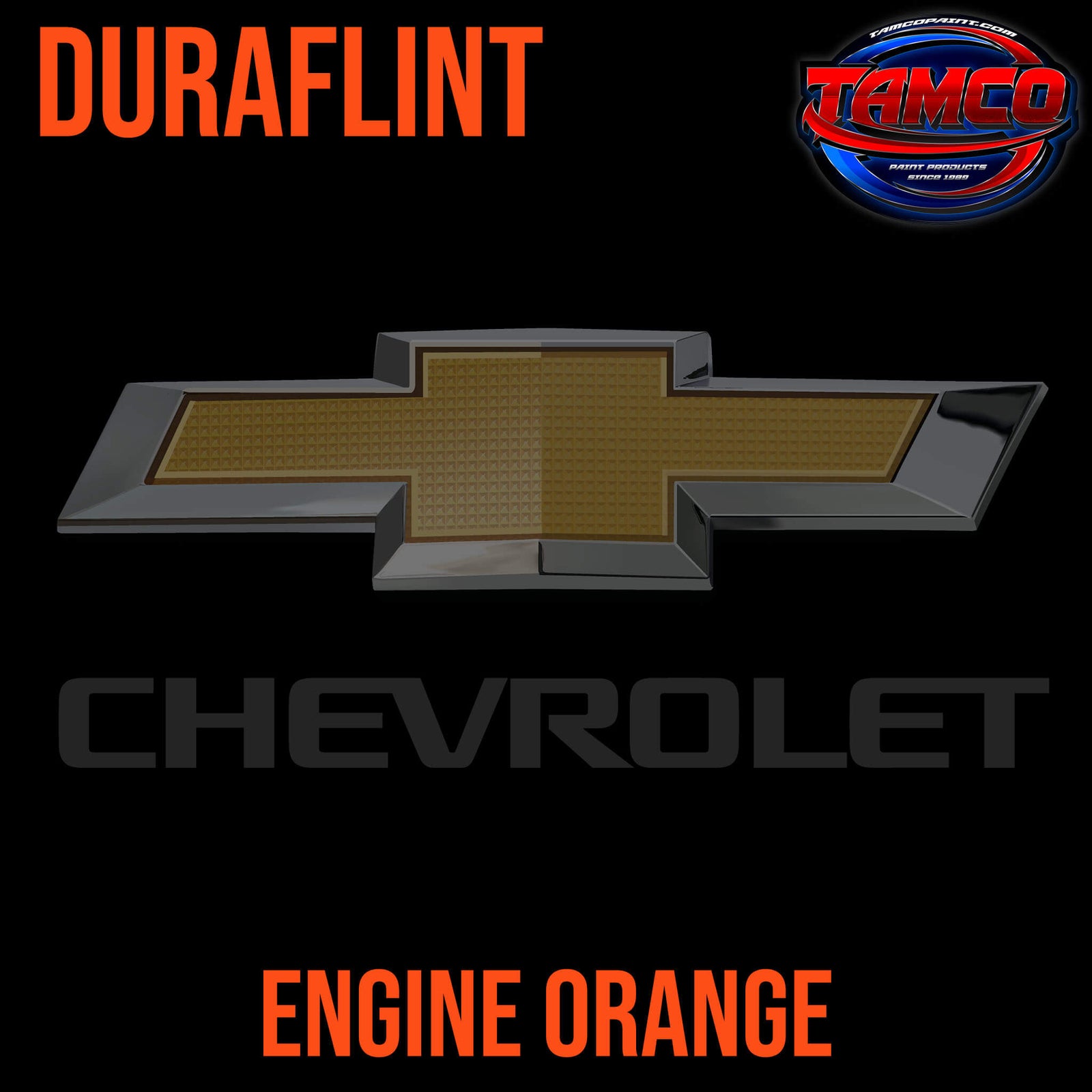 Chevrolet Engine Orange | 1958-1972 | OEM DuraFlint Series Single Stag