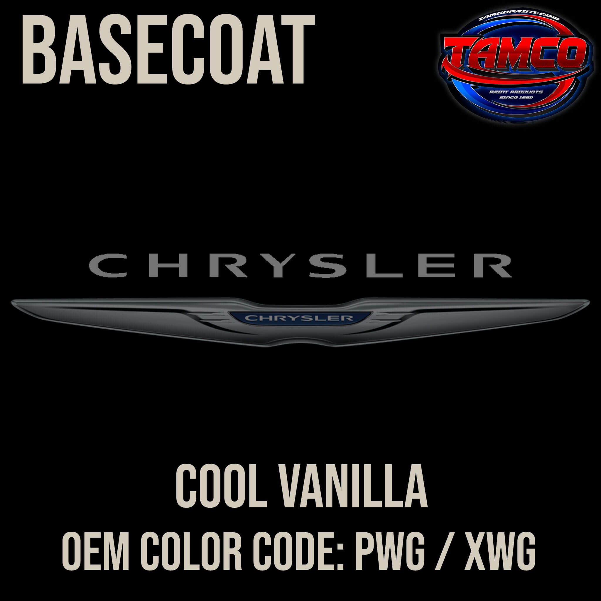 Chrysler Cool Vanilla | PWG / XWG | 2004-2011 | OEM Basecoat
