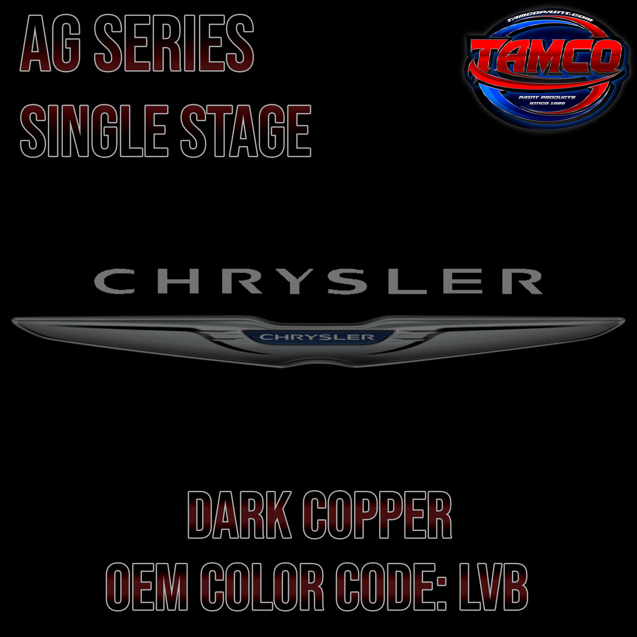 Chrysler Dark Copper | LVB | 1992-1993 | OEM AG Series Single Stage