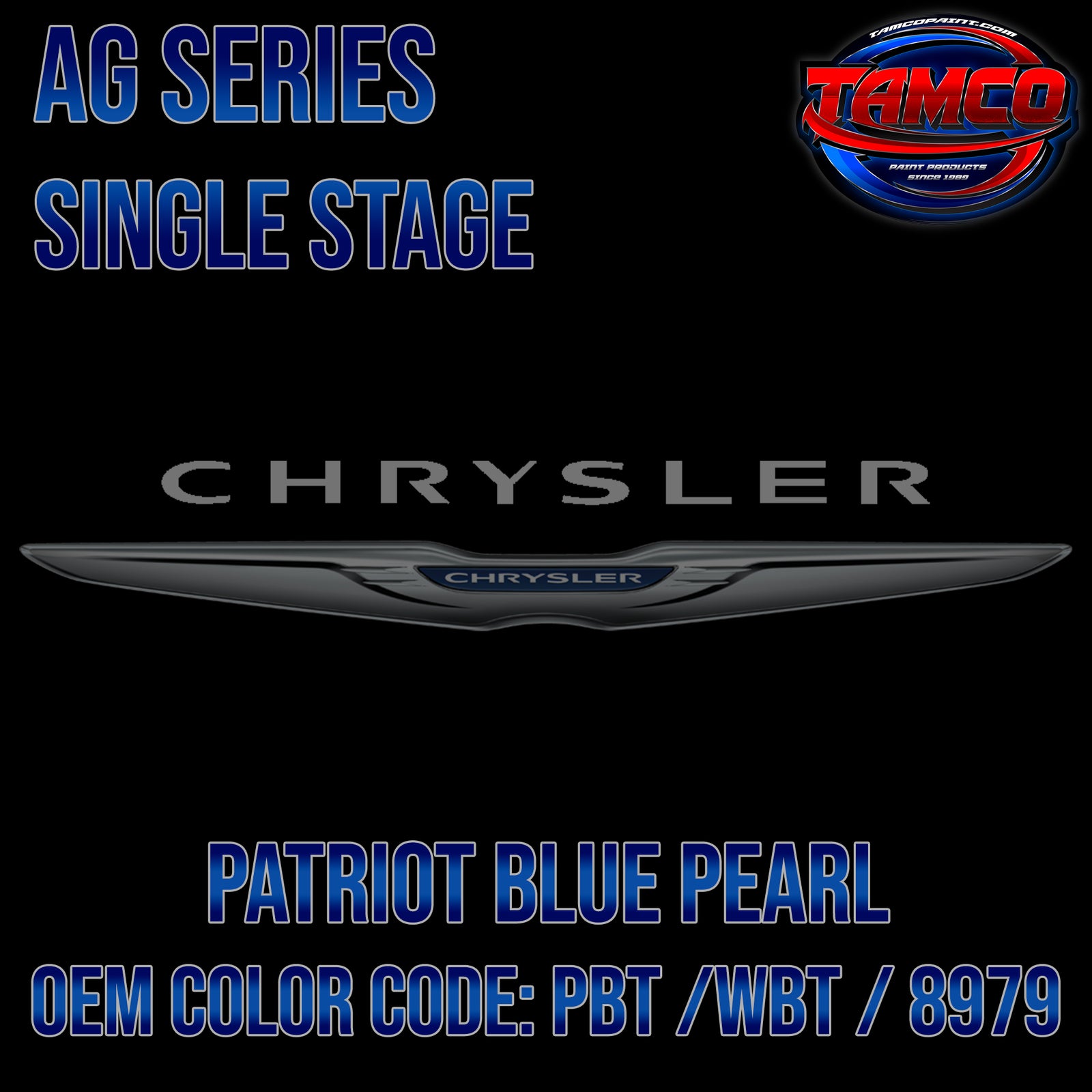 Chrysler Patriot Blue Pearl | PB7 / WB7 / 8979 | 1999-2009 | OEM AG Se