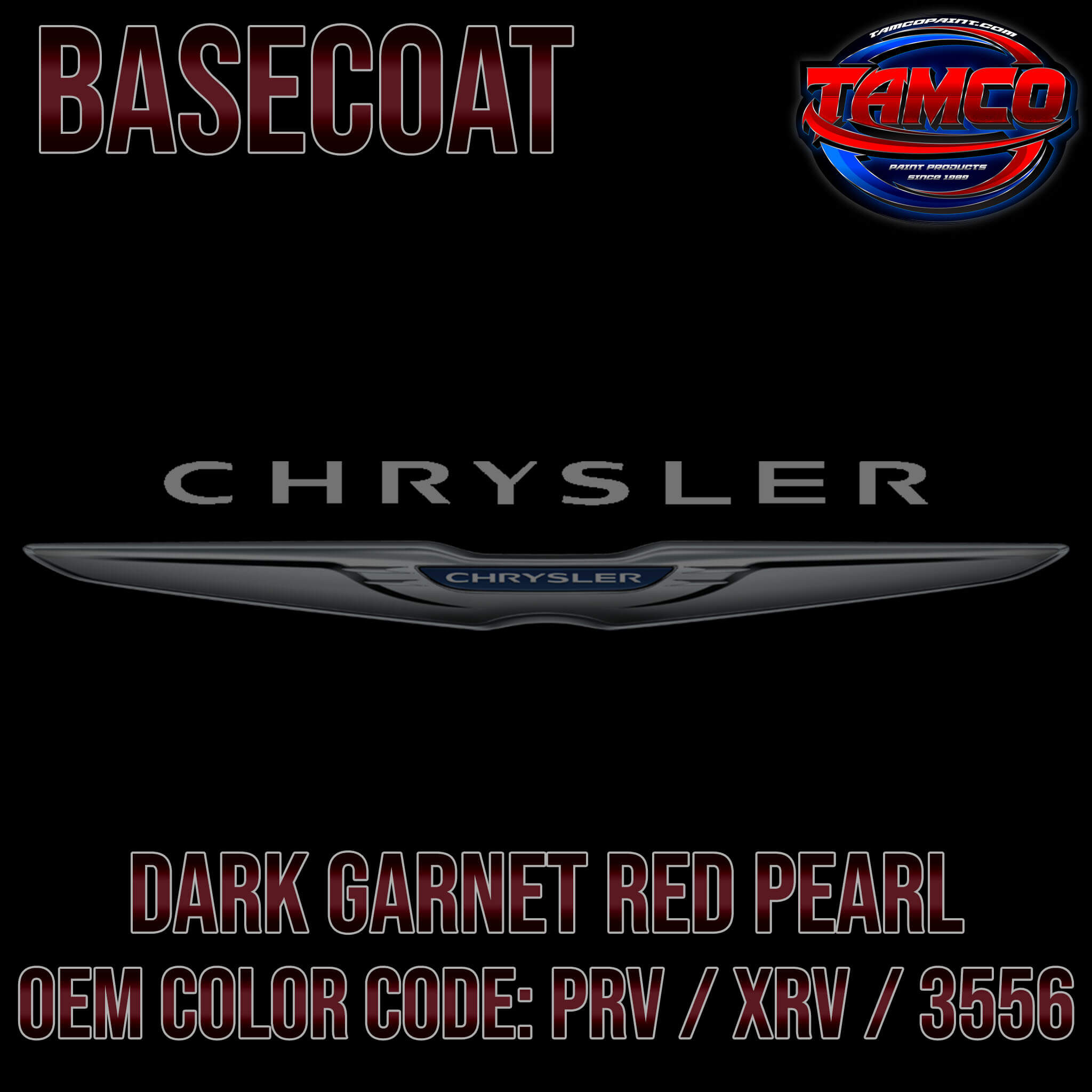 Chrysler Dark Garnet Red Pearl | PRV / XRV / 3556 | 2000-2003 | OEM Ba