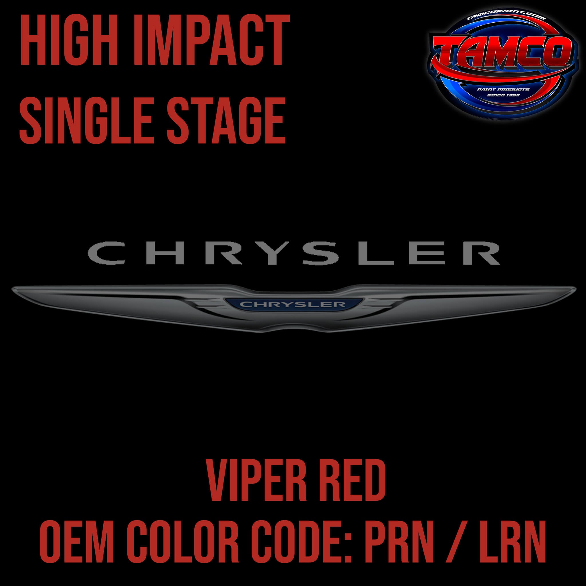 Chrysler Viper Red | PRN / LRN | 1992-2010 | OEM High Impact Series Si
