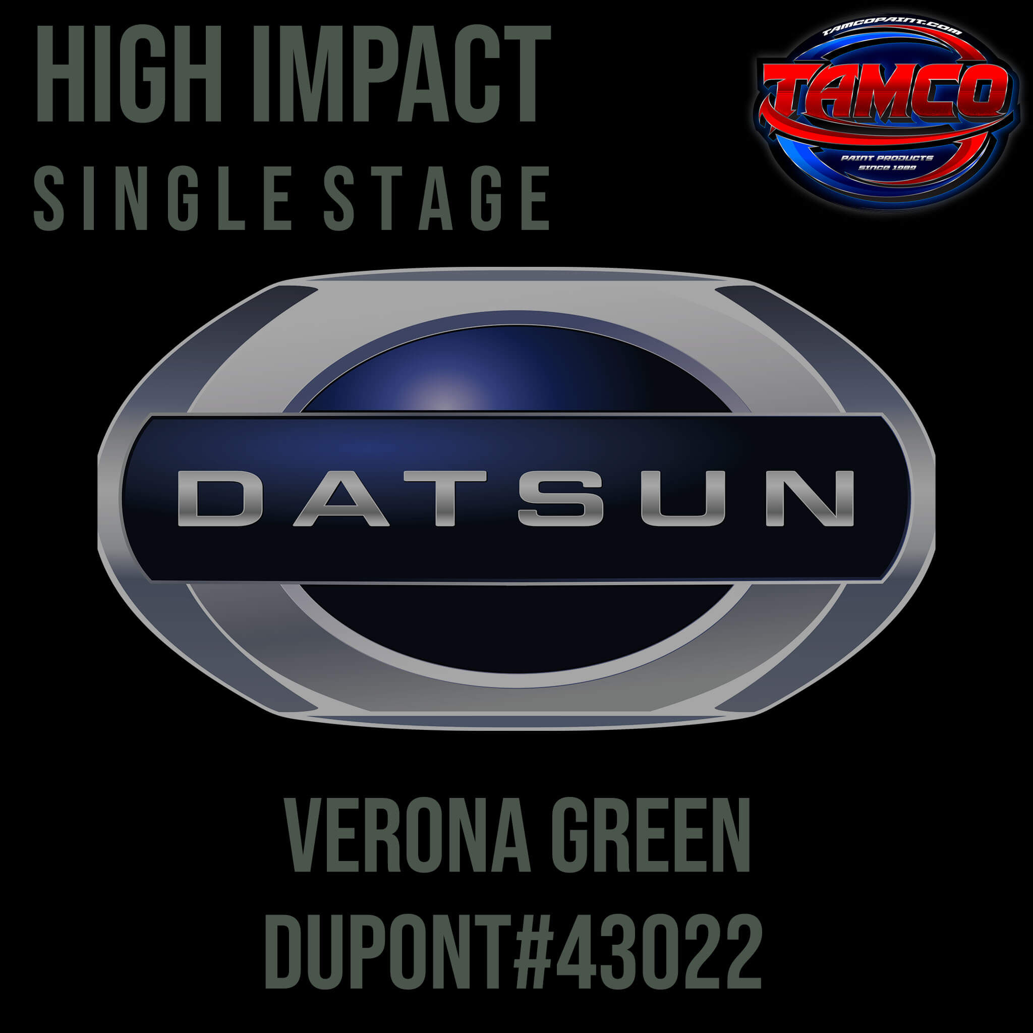 Datsun Verona Green | DuPont#43022 | 1973-1978 | OEM High Impact Singl