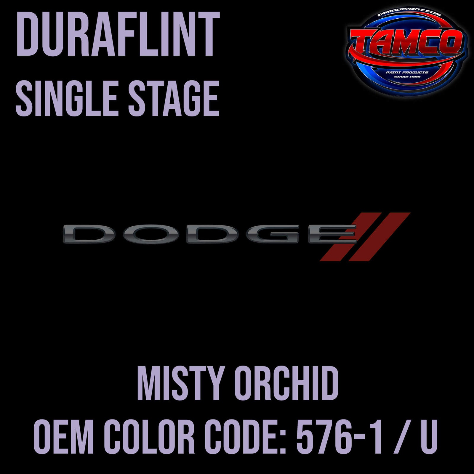 Dodge Misty Orchid | 576-1 / U | 1956 | OEM DuraFlint Series Single St
