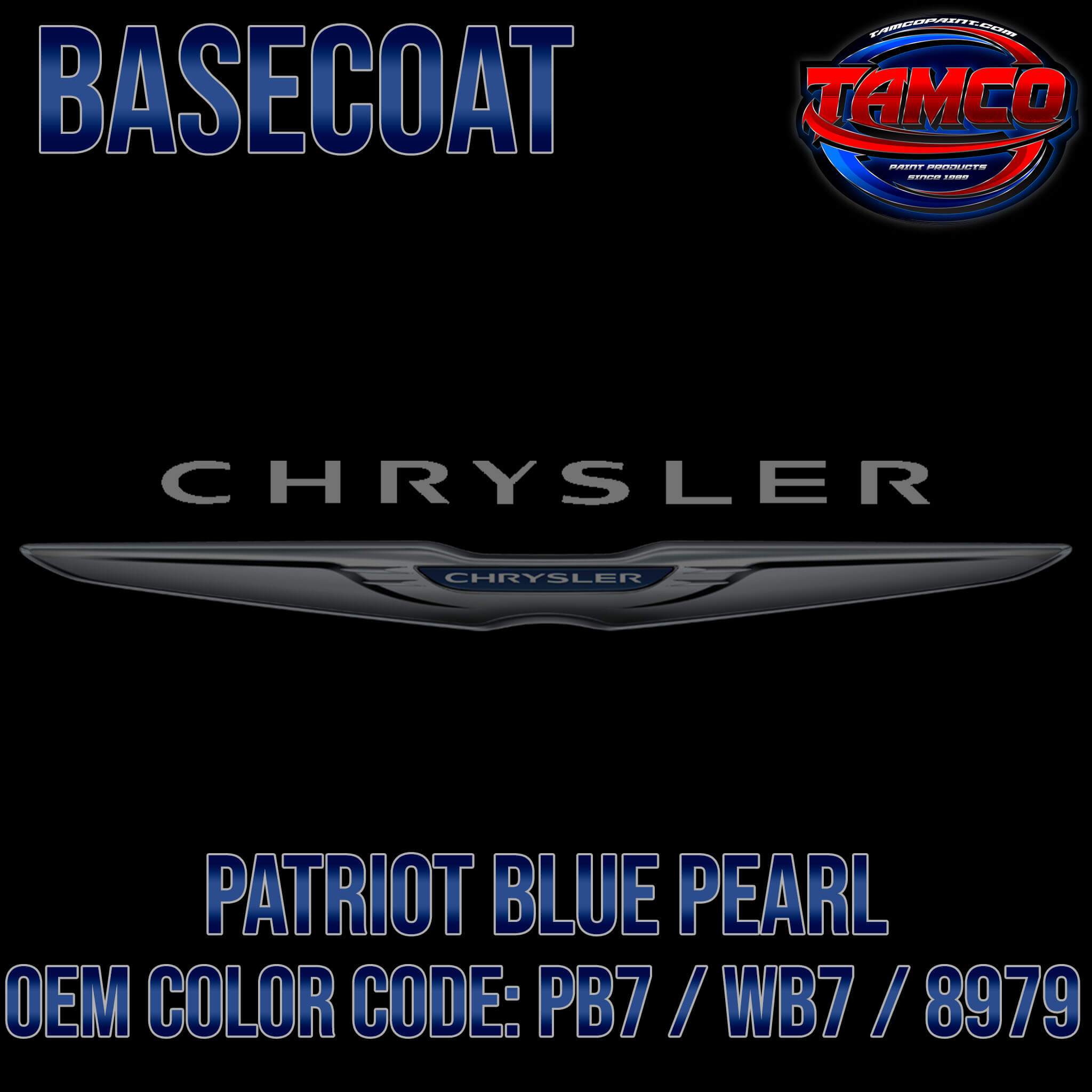 Chrysler Patriot Blue Pearl | PB7 / WB7 / 8979 | 1999-2009 | OEM Basec
