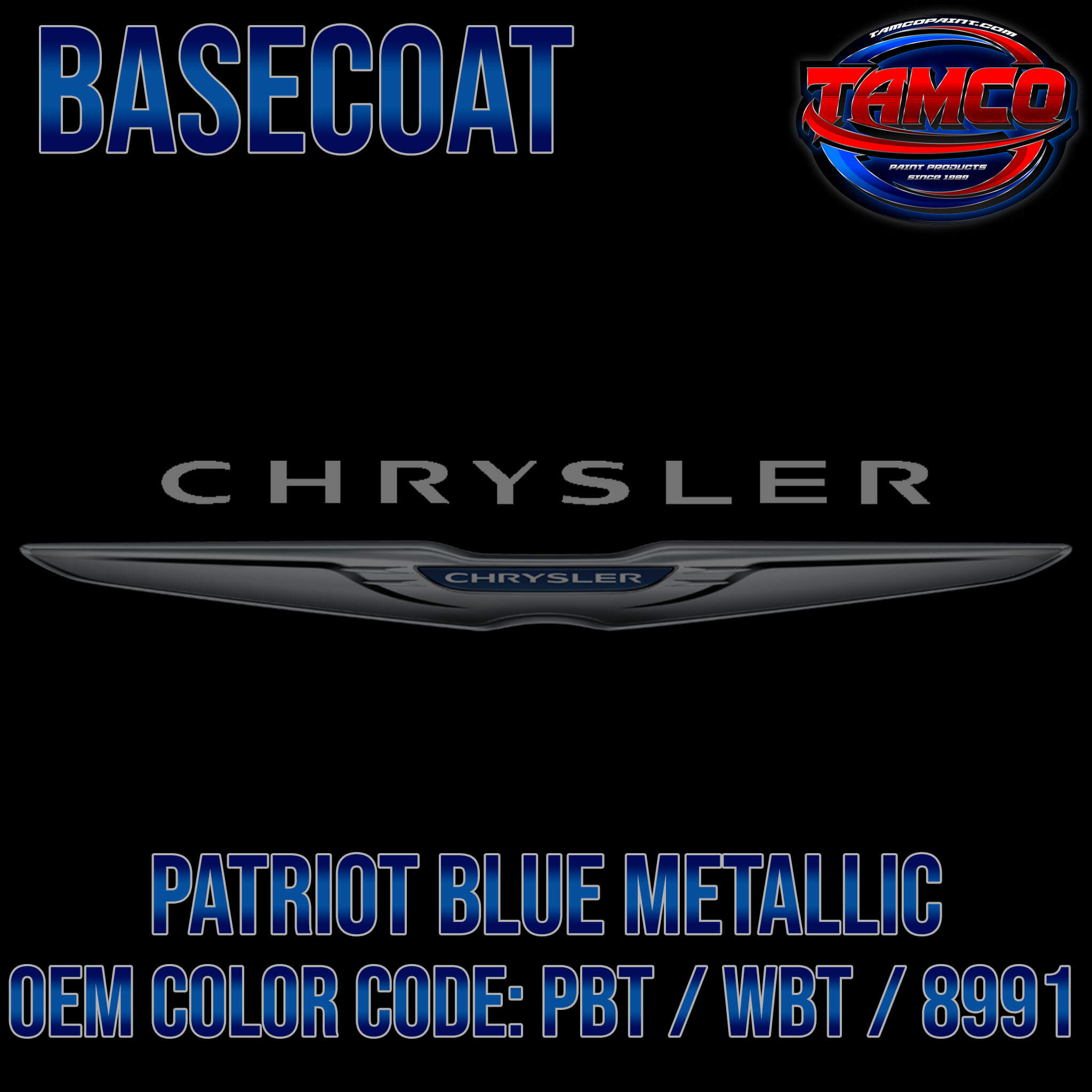 Chrysler Patriot Blue Metallic | PBT / WBT / 8991 | 1999-2007 | OEM Ba