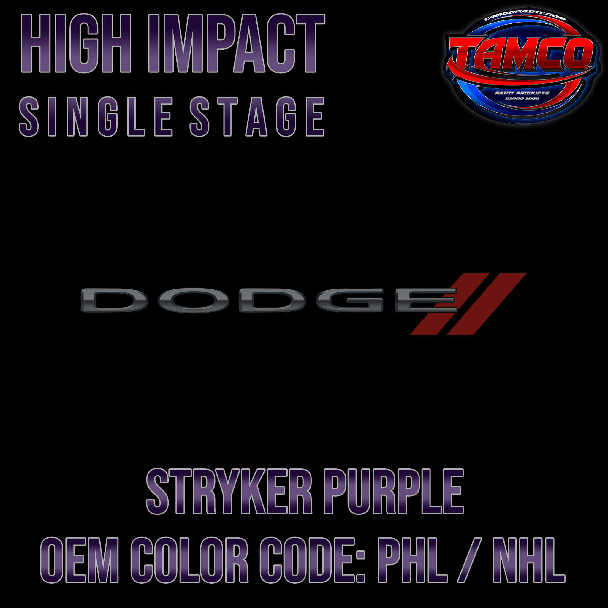 Dodge Stryker Purple Metallic | PHL / NHL | 2015-2016 | OEM High Impac