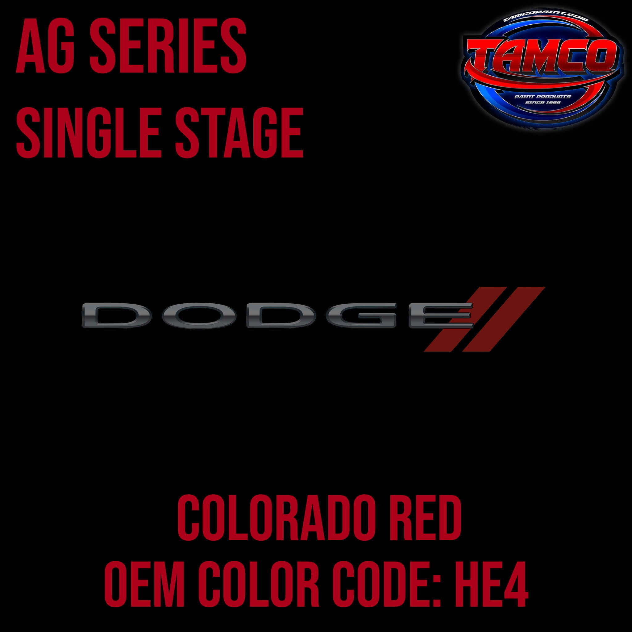 Dodge Colorado Red | HE4 | 1987-1992 | OEM AG Series Single Stage