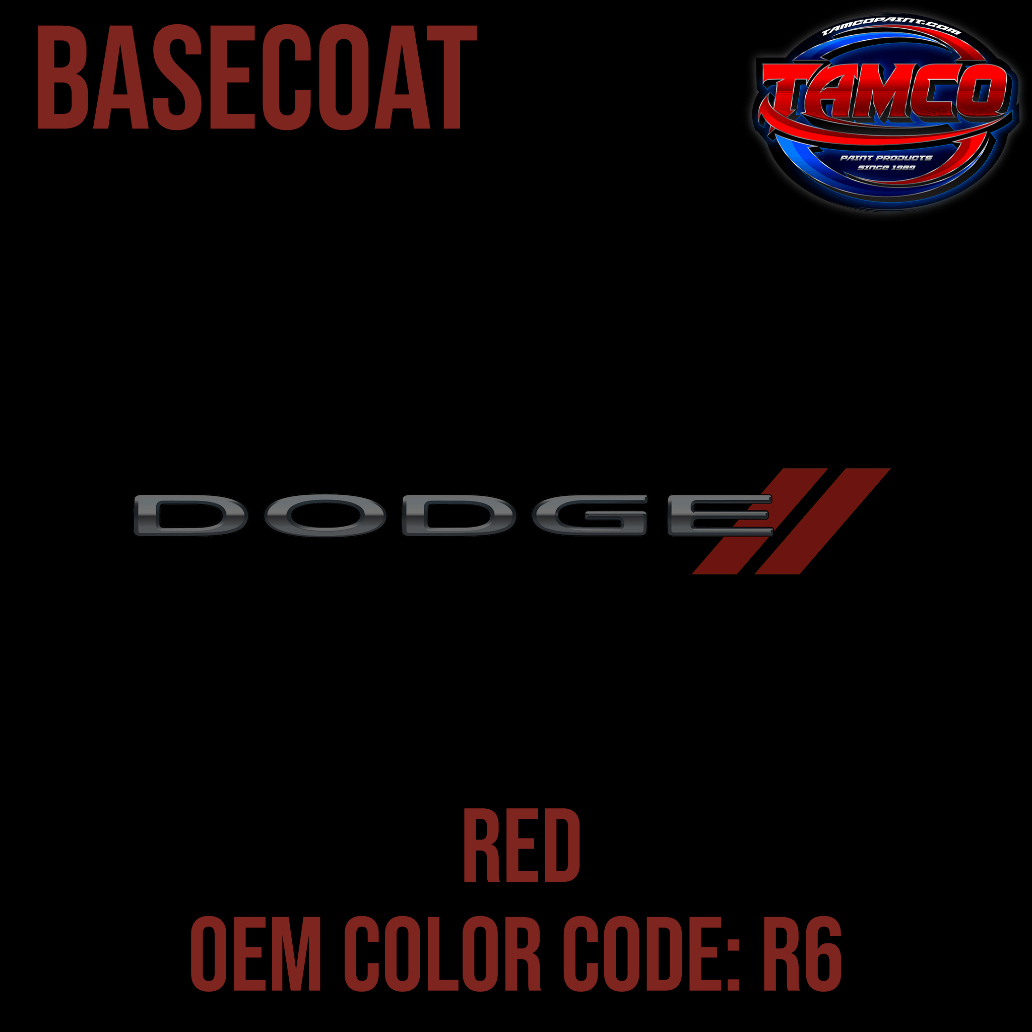 Dodge Red | R6 | 1969-1970 | OEM Basecoat