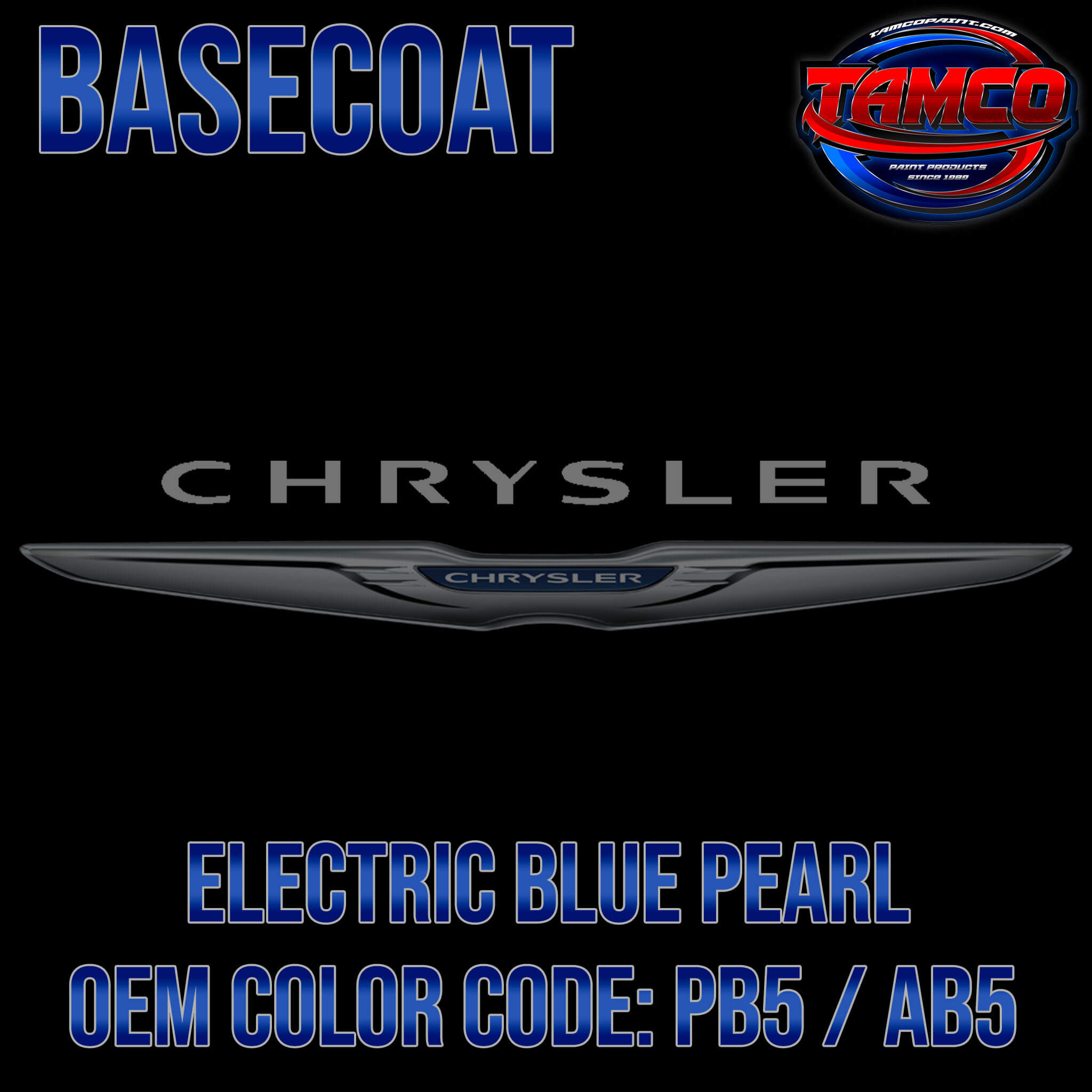 Chrysler Electric Blue Pearl | PB5 / AB5 | 2003-2021 | OEM Basecoat