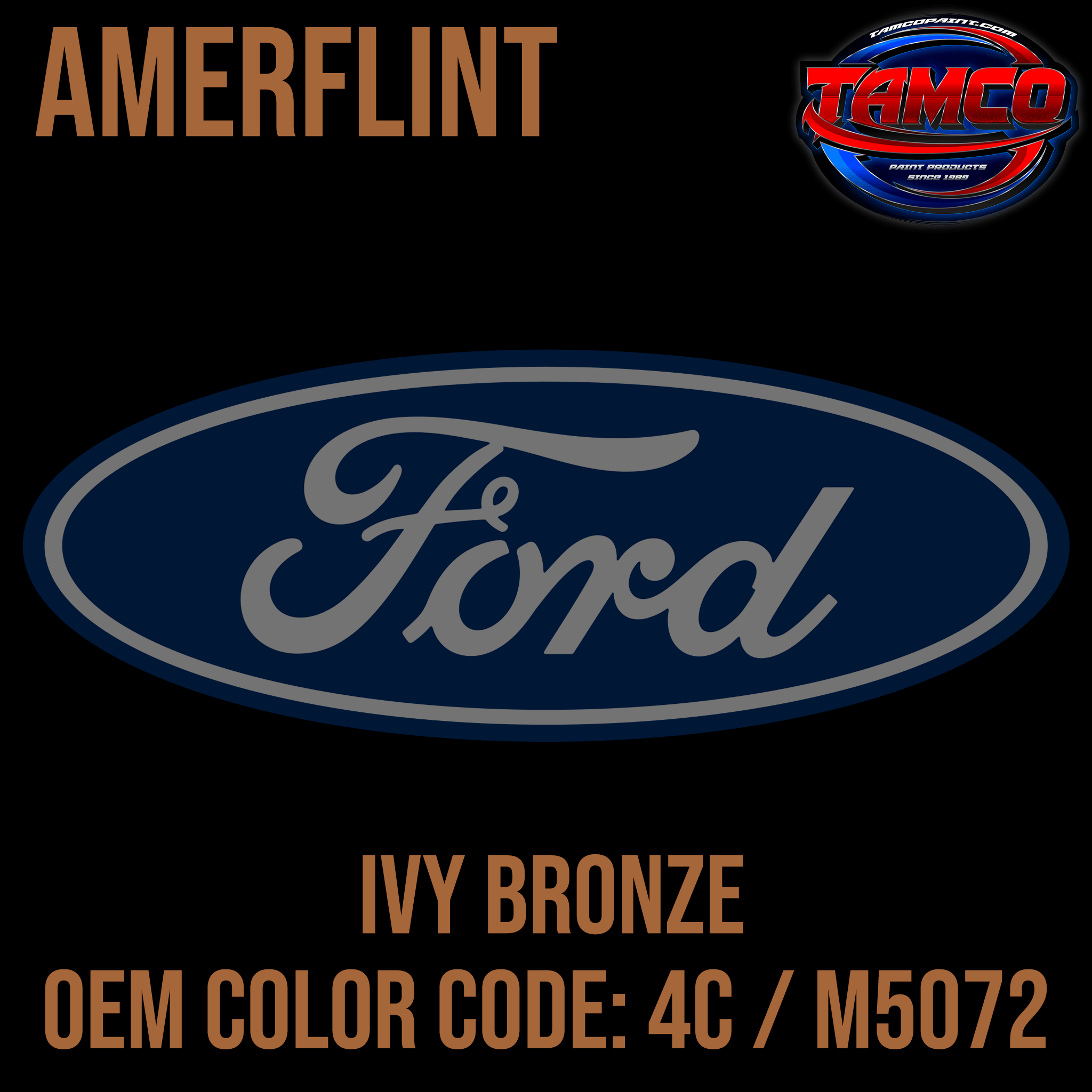 Ford Ivy Bronze | 4C / M5072 | 1972-1973 | OEM Amerflint II Series Sin