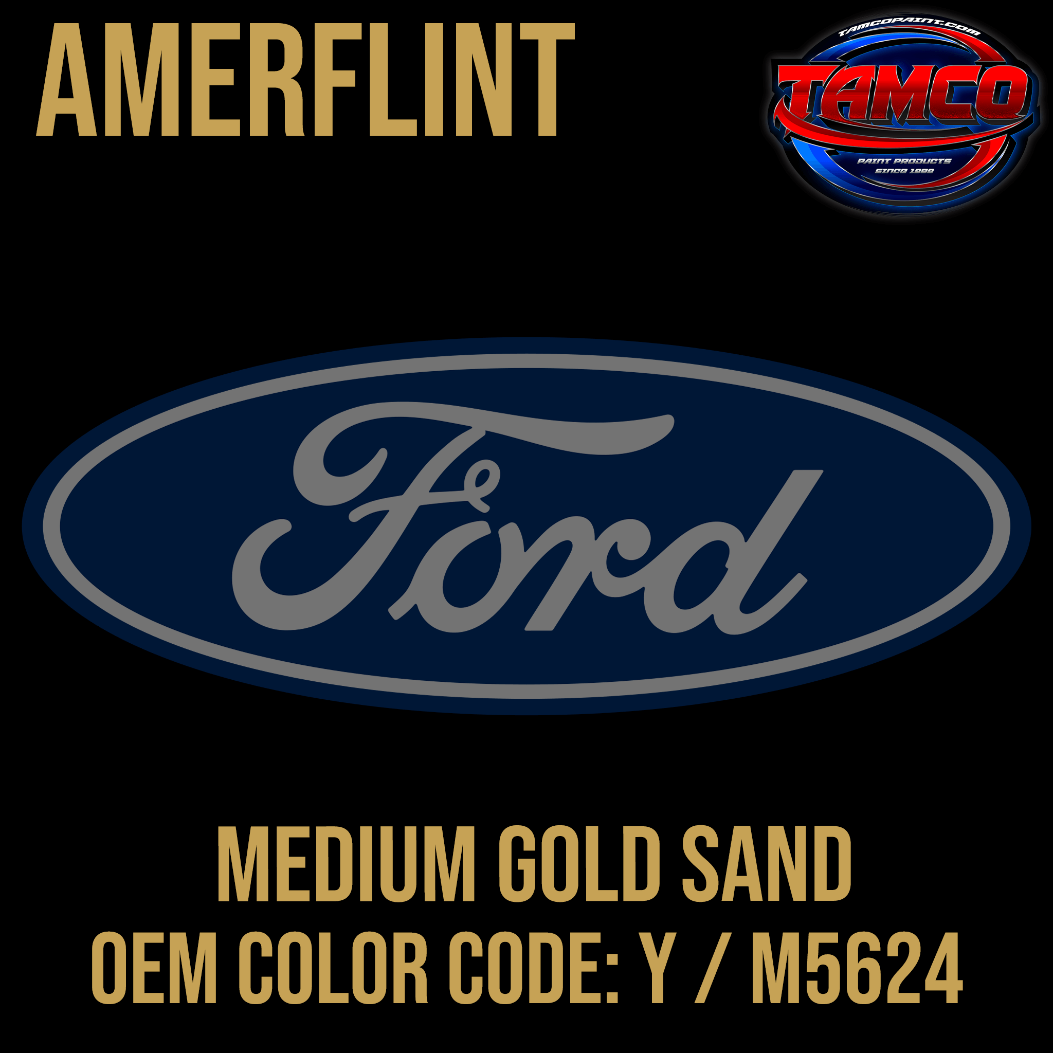 Ford Medium Gold Sand | Y / M5624 | 1979 | OEM Amerflint II Series Sin
