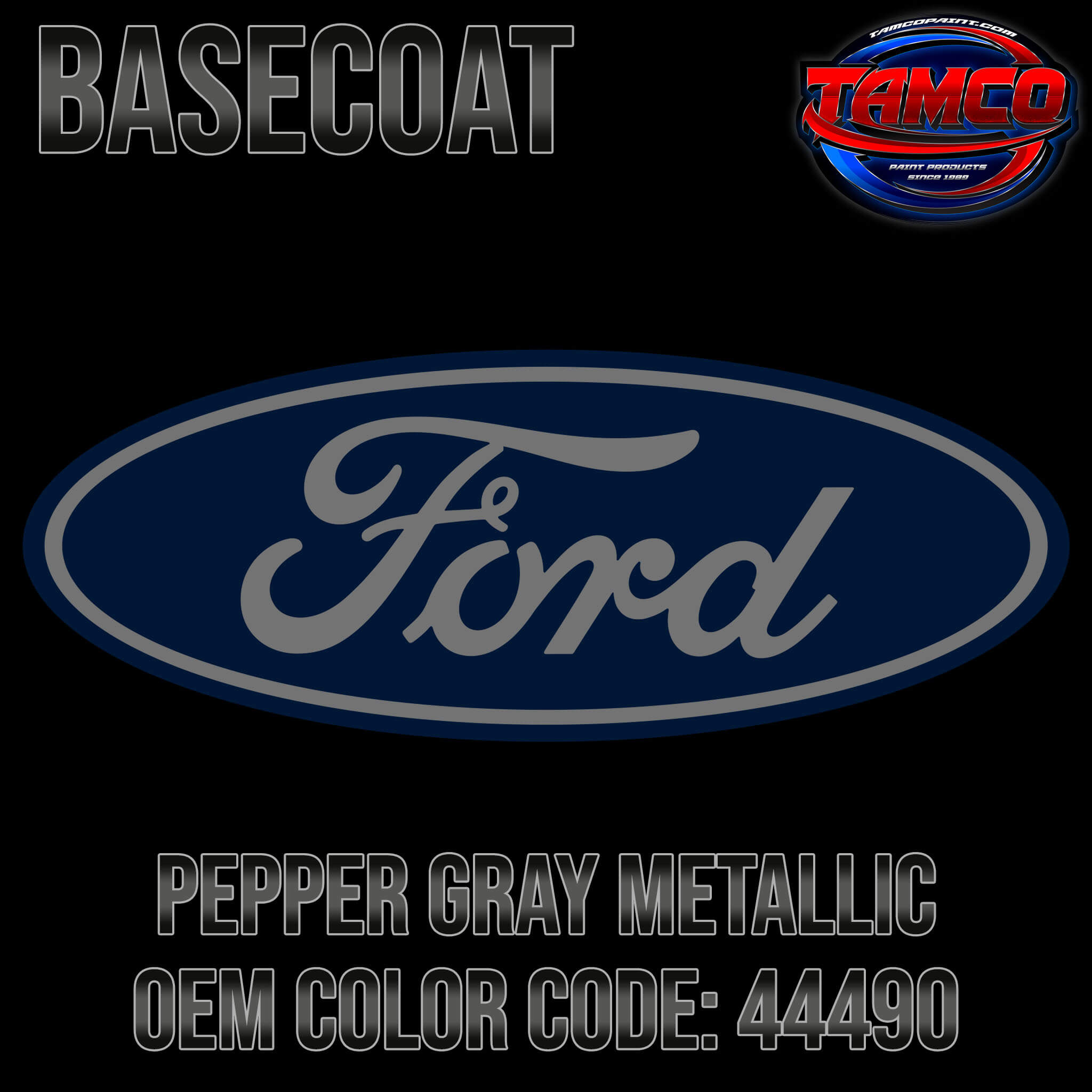 Ford Pepper Gray Metallic | 44490 | 1967 | OEM Basecoat