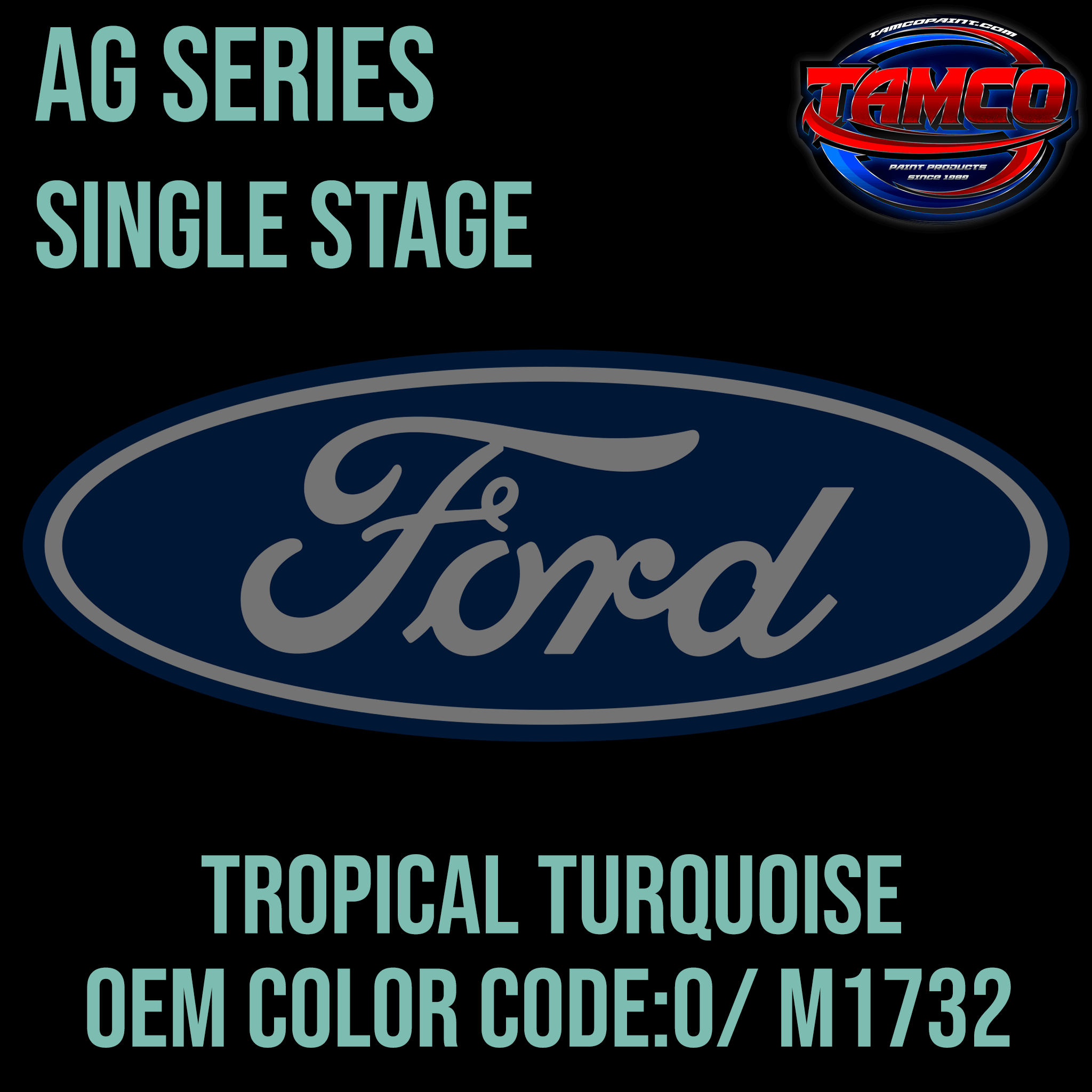 Ford Tropical Turquoise | O / M1732 | 1964-1965 | OEM AG Series Single