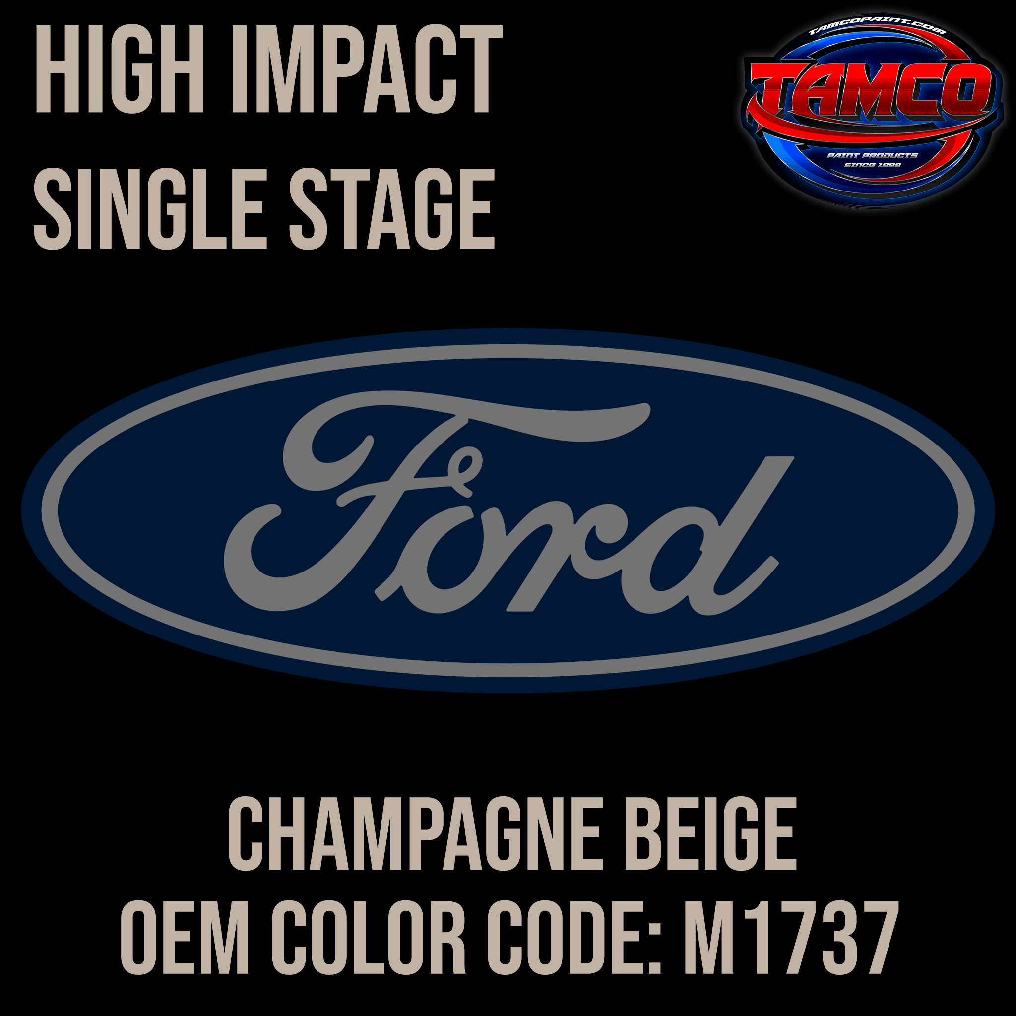 Ford Champagne Beige | M1737 | 1965 | OEM High Impact Series Single St