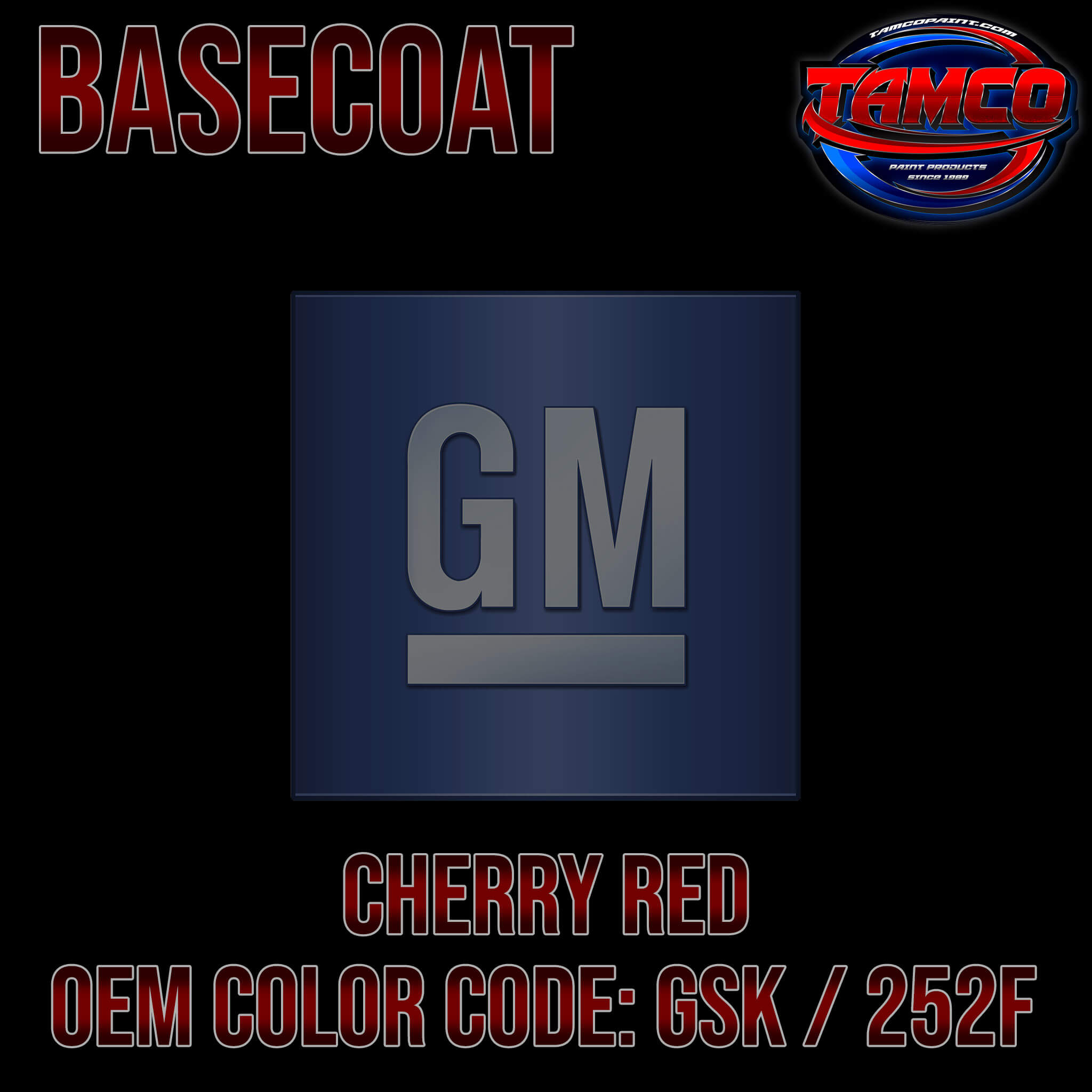 GM Cherry Red | GSK / 252F | 2021-2022 | OEM Basecoat