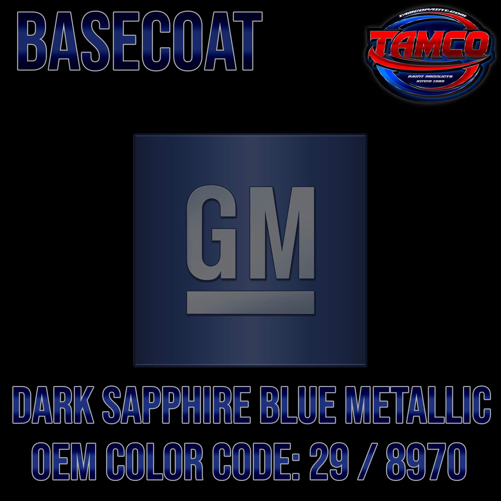 Dark Blue Sapphire Gm Paint Color