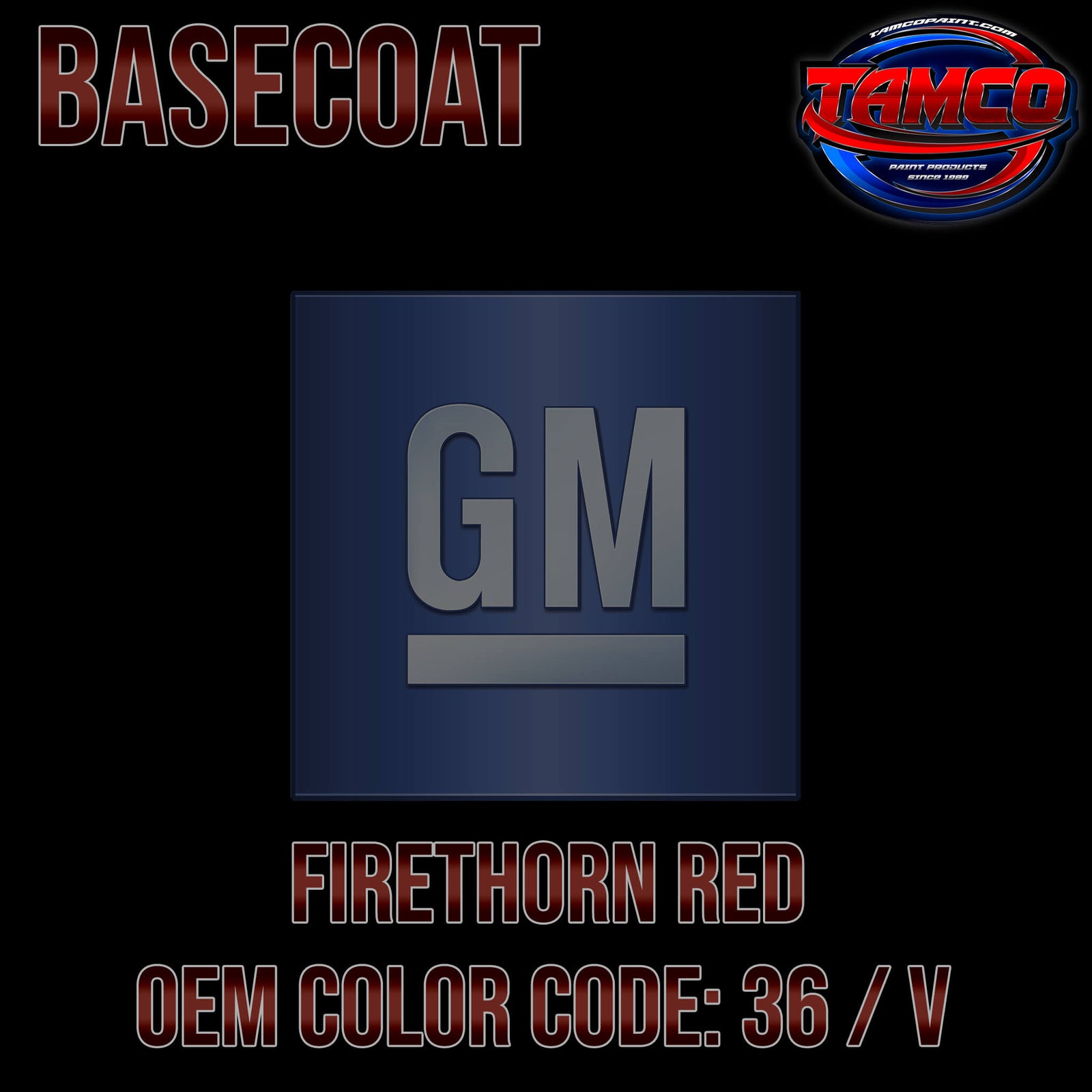 GM Firethorn Red | 36 | 1975-1977 | OEM Basecoat