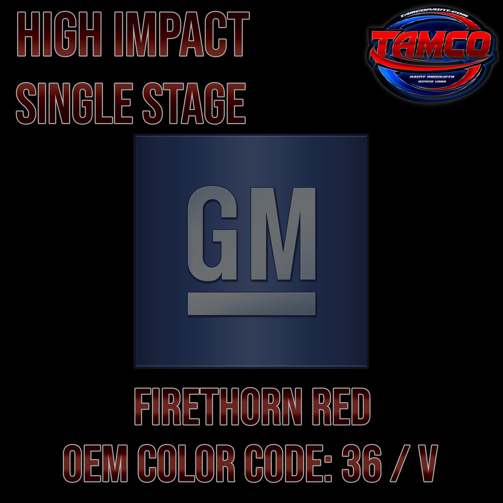 GM Firethorn Red | 36 | 1975-1977 | OEM High Impact Series Single Stag