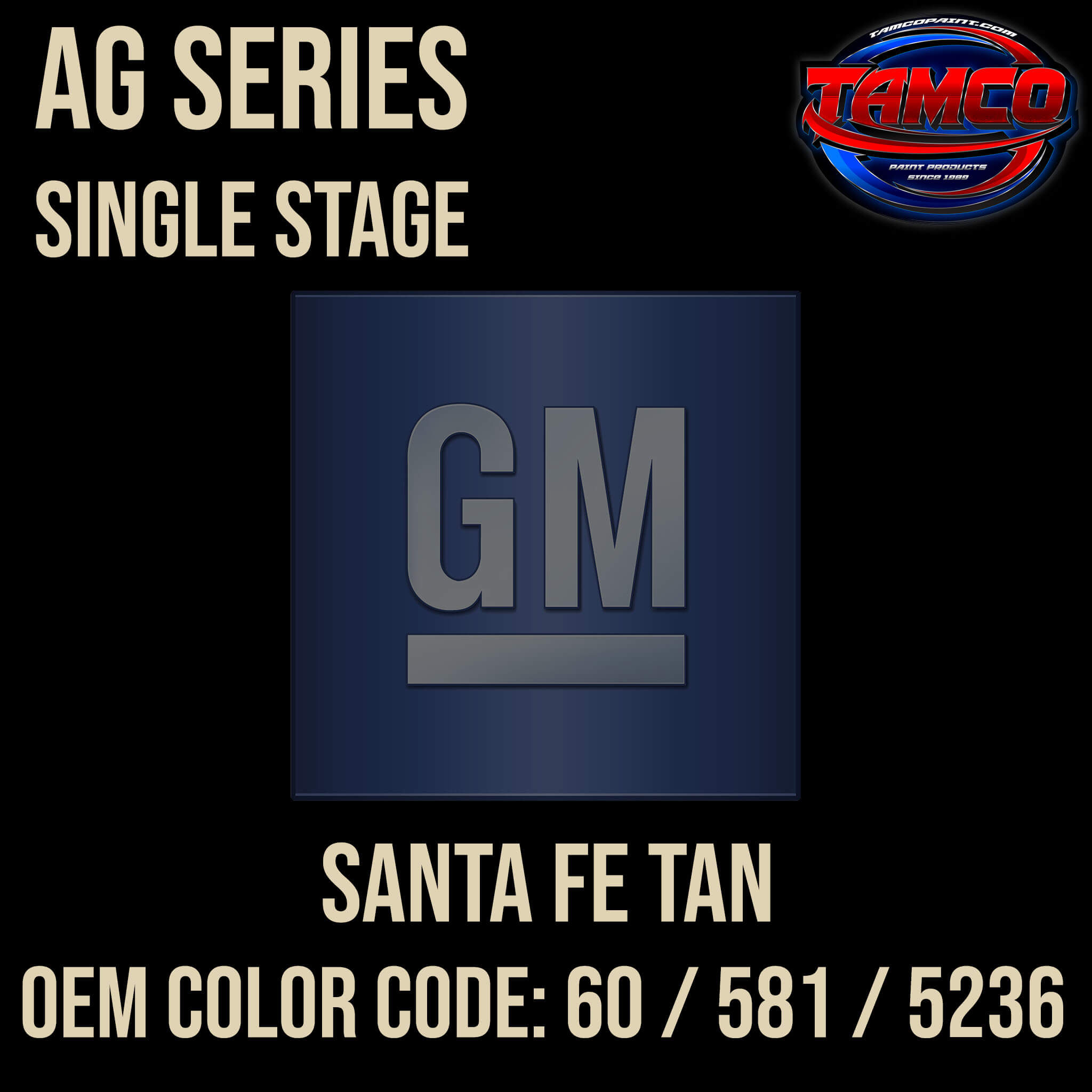 GM Santa Fe Tan | 60 / 581 / 5236 | 1975-1984 | OEM AG Series Single S