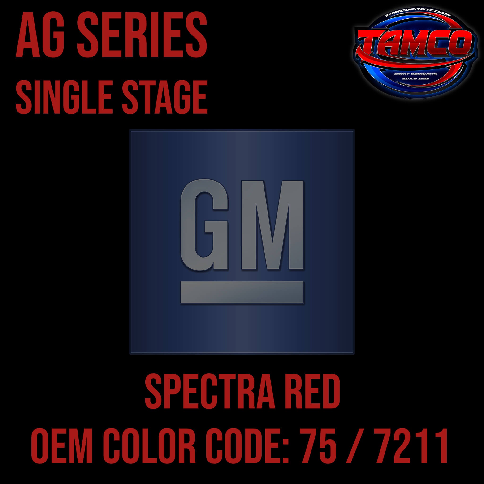 GM Spectra Red | 75 / 7211 | 1981-1984 | OEM AG Series Single Stage