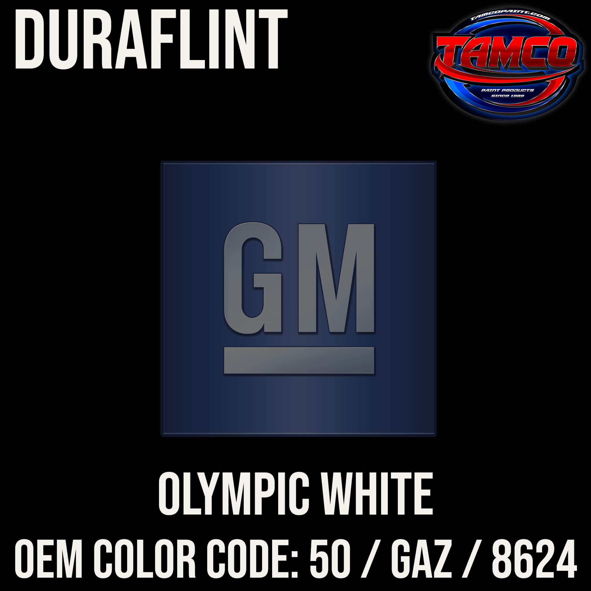 GM Olympic White | 50 / GAZ / 8624 | 1985-2024 | OEM DuraFlint Series