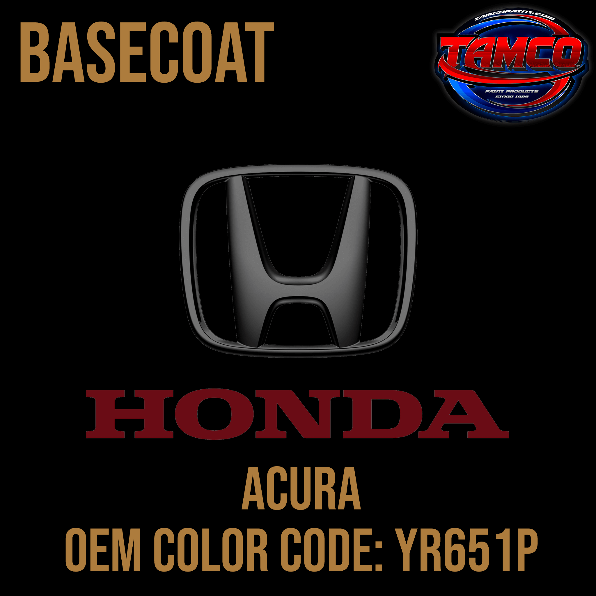Honda Tiger Eye | YR651P | 2021-2024 | OEM Tri-Stage Basecoat