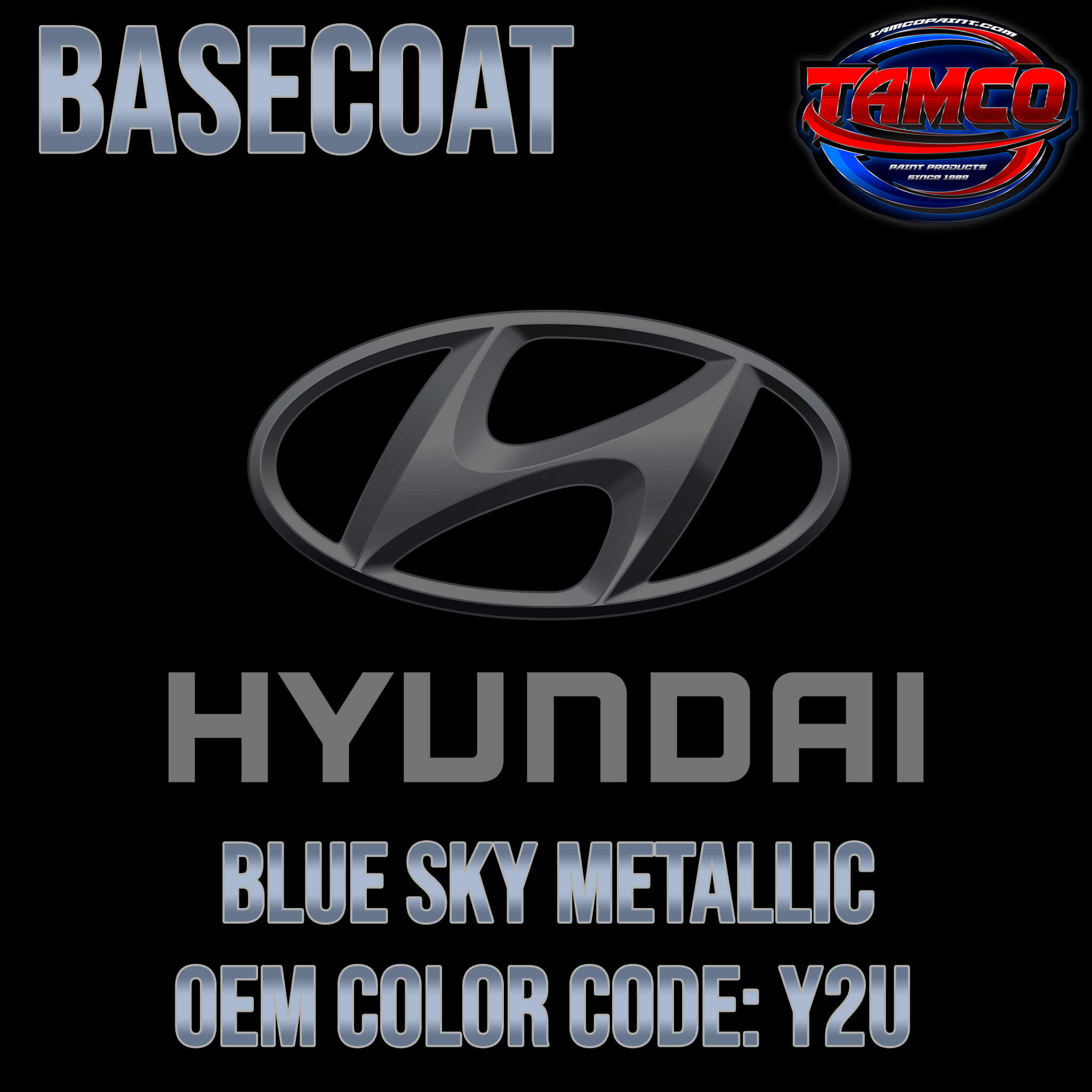 Hyundai Blue Sky Metallic | Y2U | 2011-2015 | OEM Basecoat