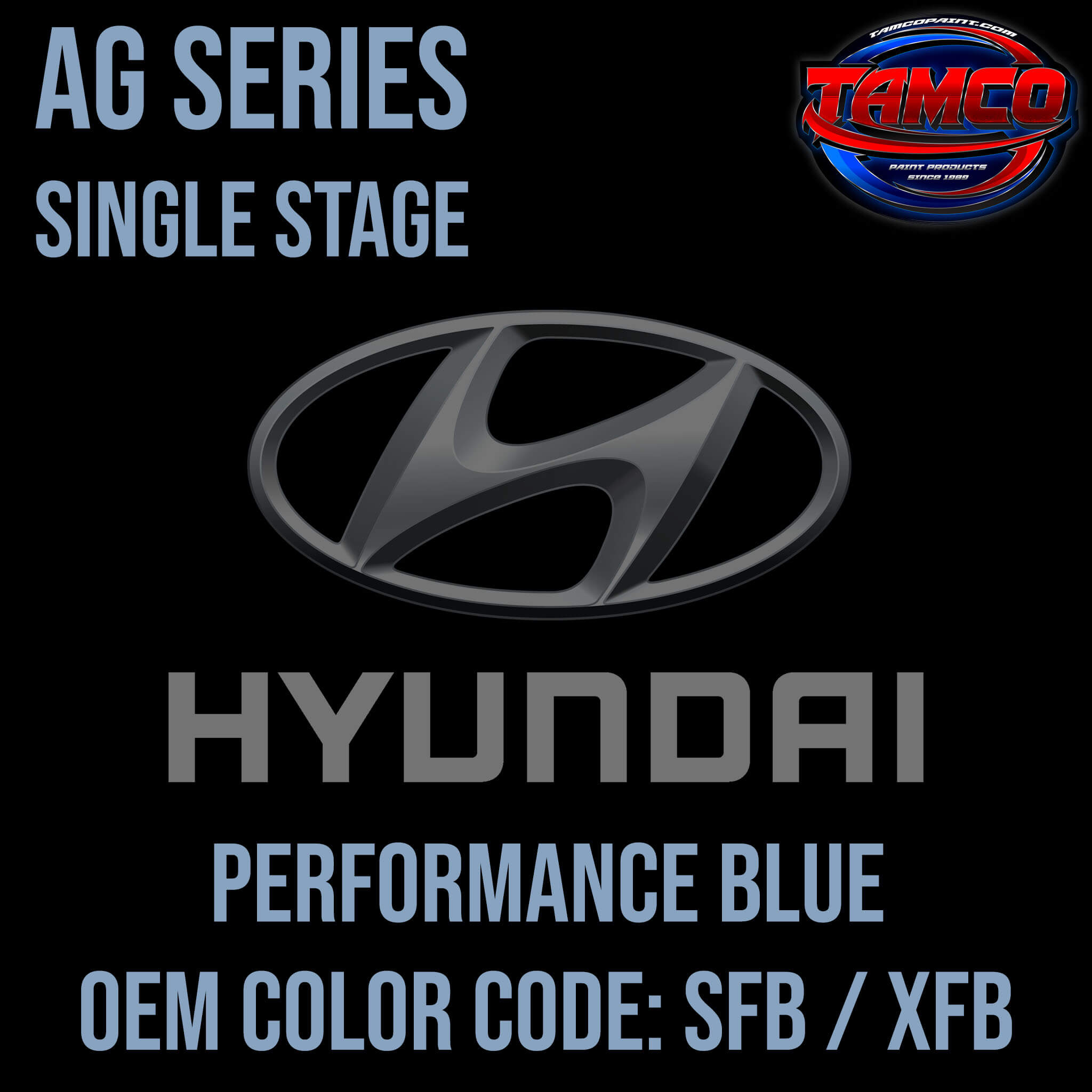 Hyundai Performance Blue | SFB / XFB | 2019-2022 | OEM AG Series Singl