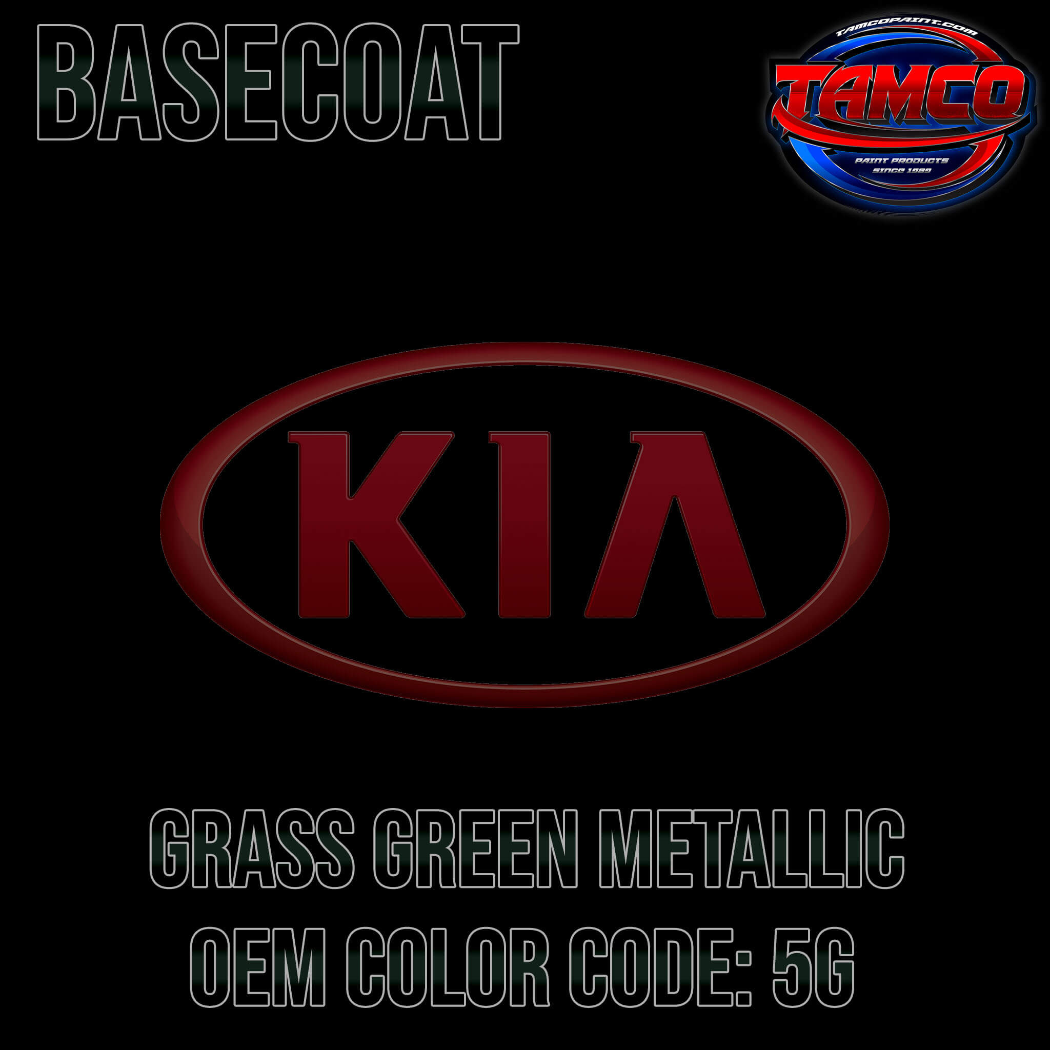 Kia Grass Green Metallic | 5G | OEM Basecoat