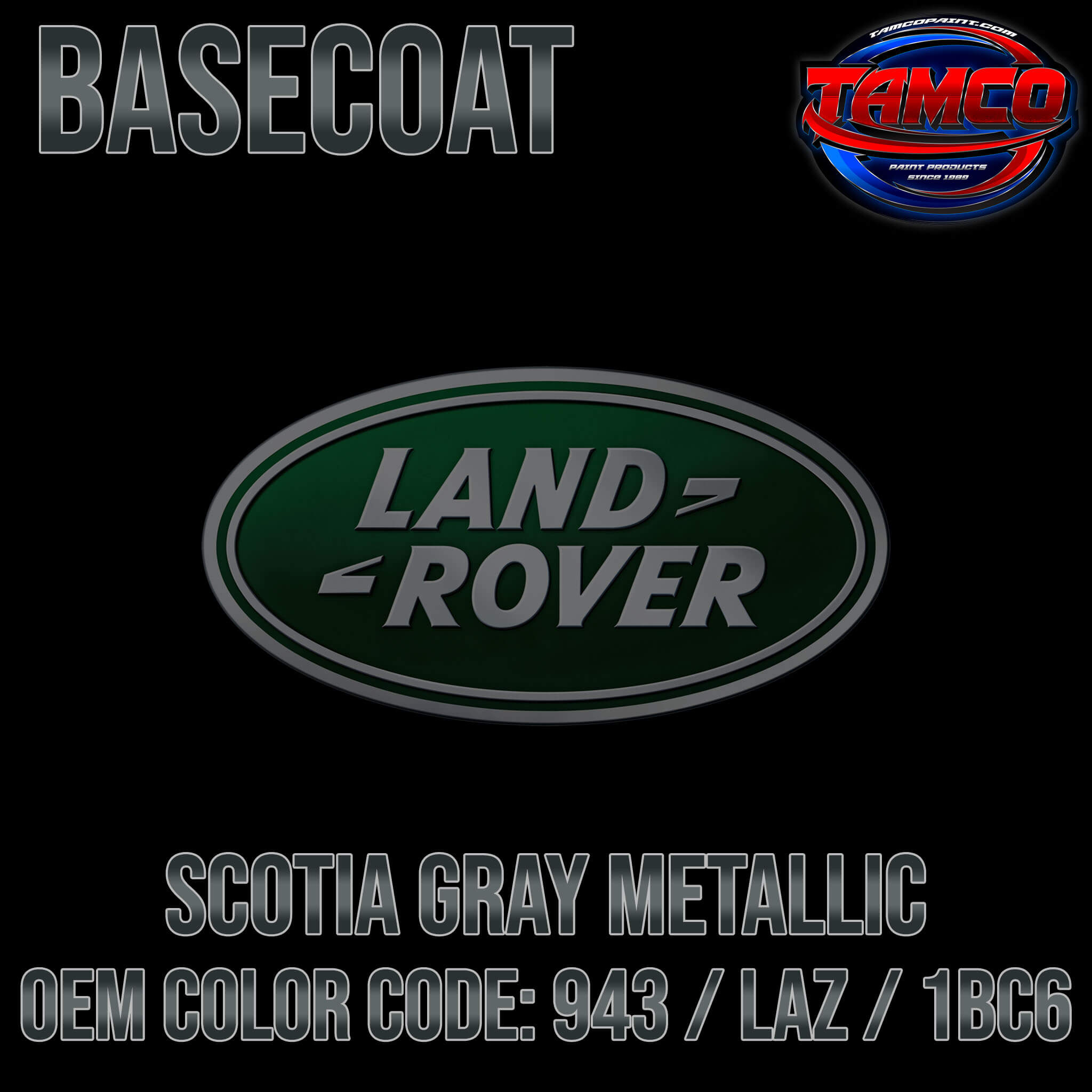 Land Rover Scotia Gray Metallic | 943 / LAZ / 1BC | 2014-2019 | OEM Ba