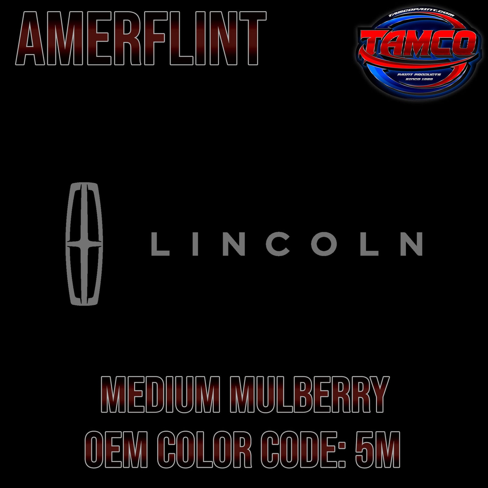 Lincoln Medium Mulberry | 5M | 1982-1983 | OEM Amerflint II Series Sin