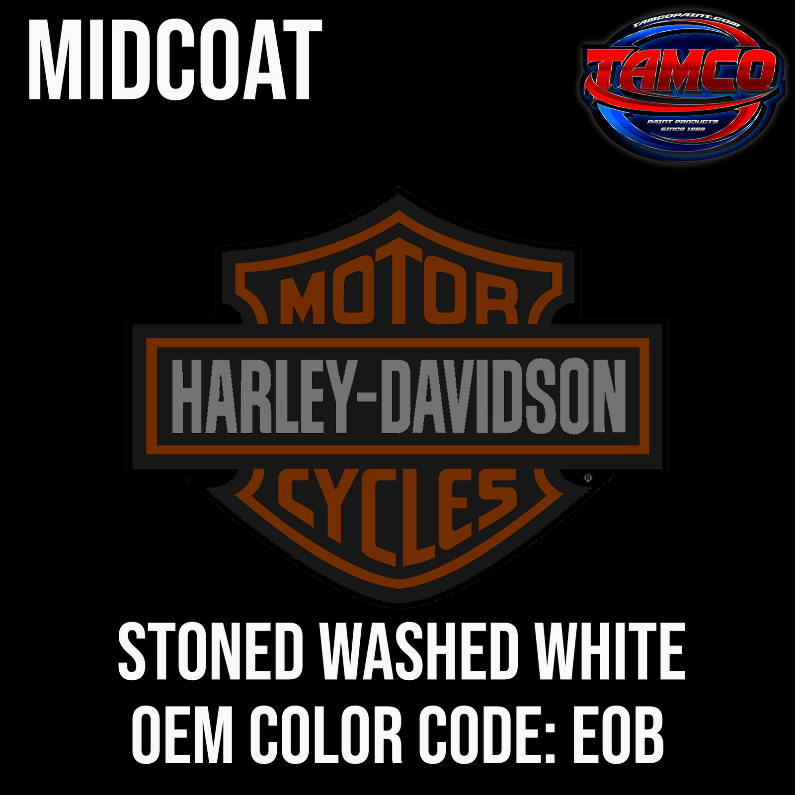 Harley Davidson Stone Washed White Pearl | EOB | 2020 | OEM Midcoat