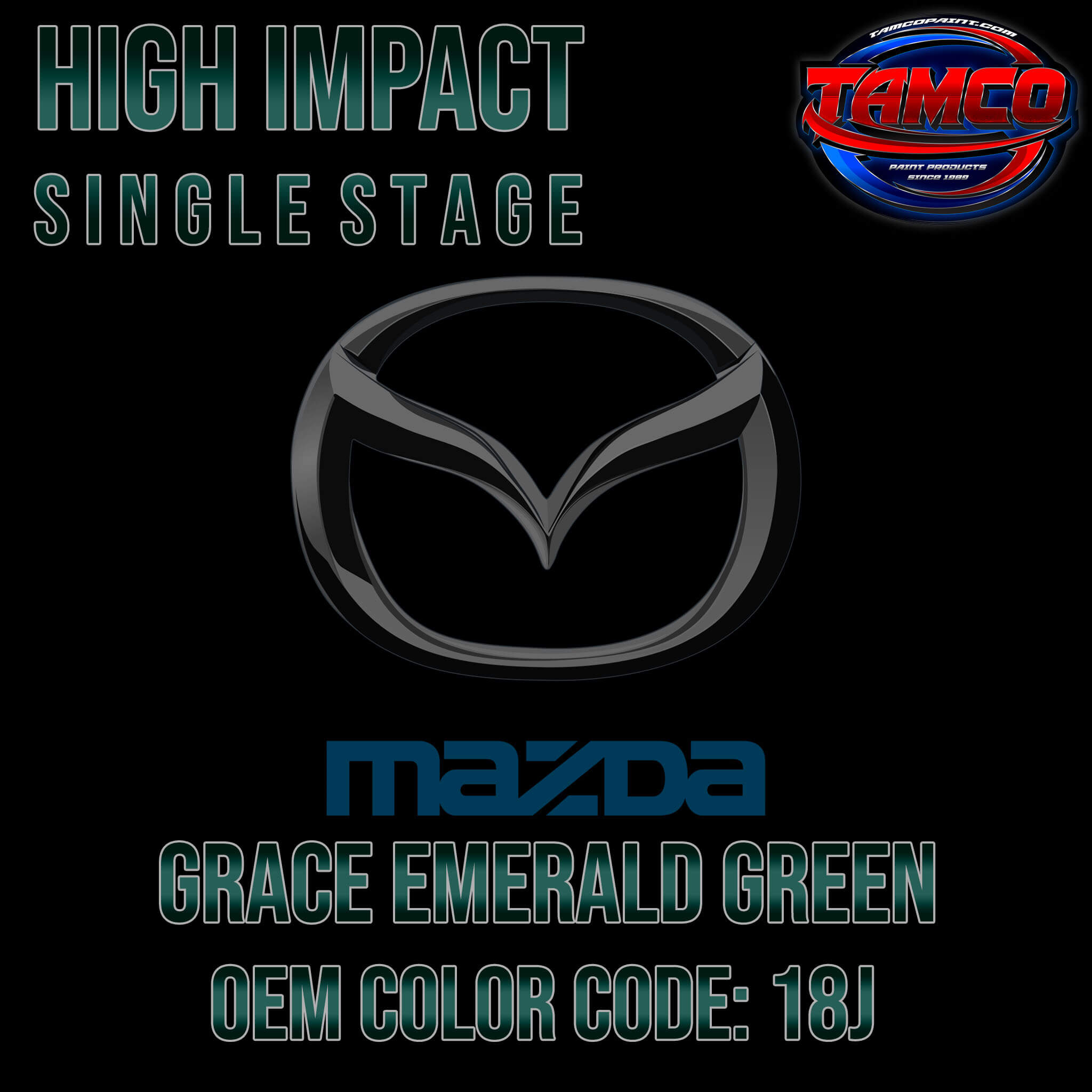 Mazda Grace Emerald Green | 18J | 1999-2005 | OEM High Impact Single S