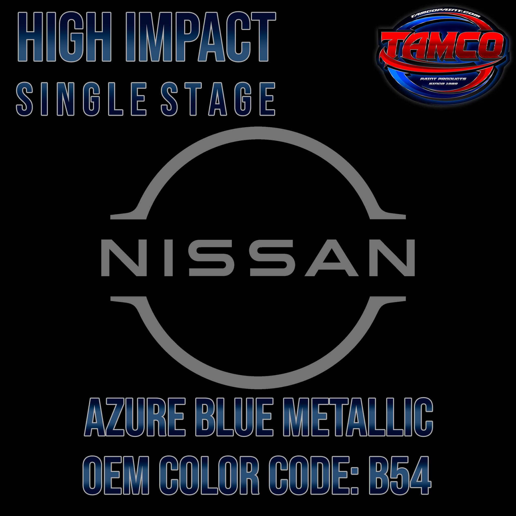 Nissan Azure Blue Metallic | B54 | 2008-2010 | OEM High Impact Single