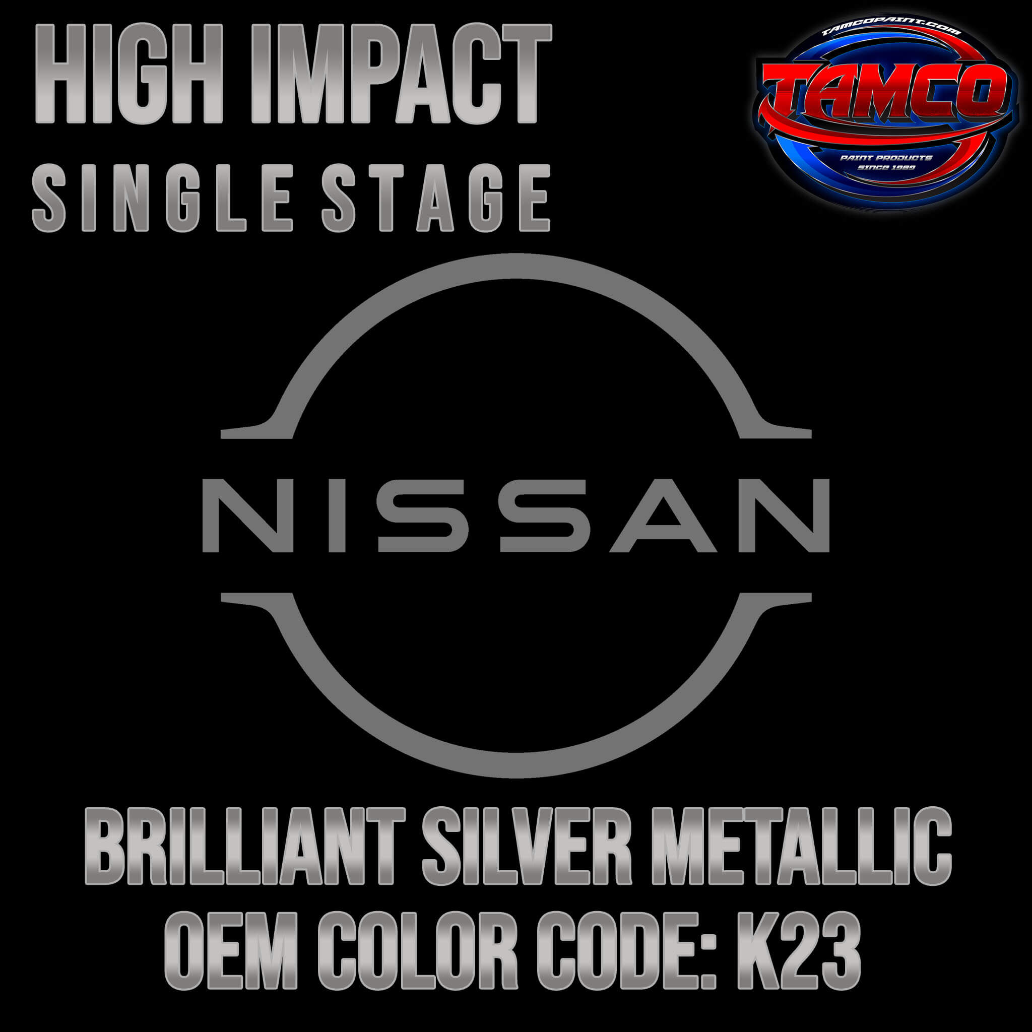 Nissan Brilliant Silver Metallic | K23 | 2005-2022 | OEM High Impact S