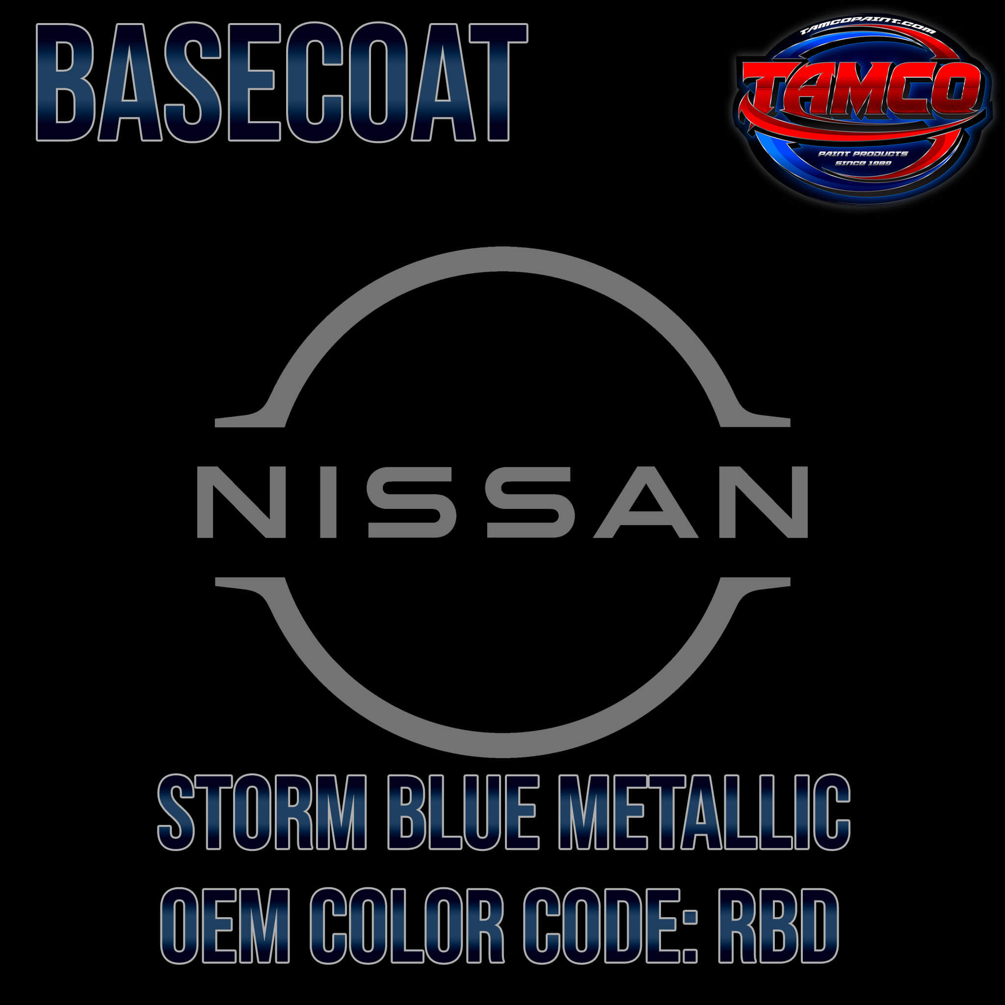 Nissan Storm Blue Metallic | RBD | 2015-2022 | OEM Basecoat