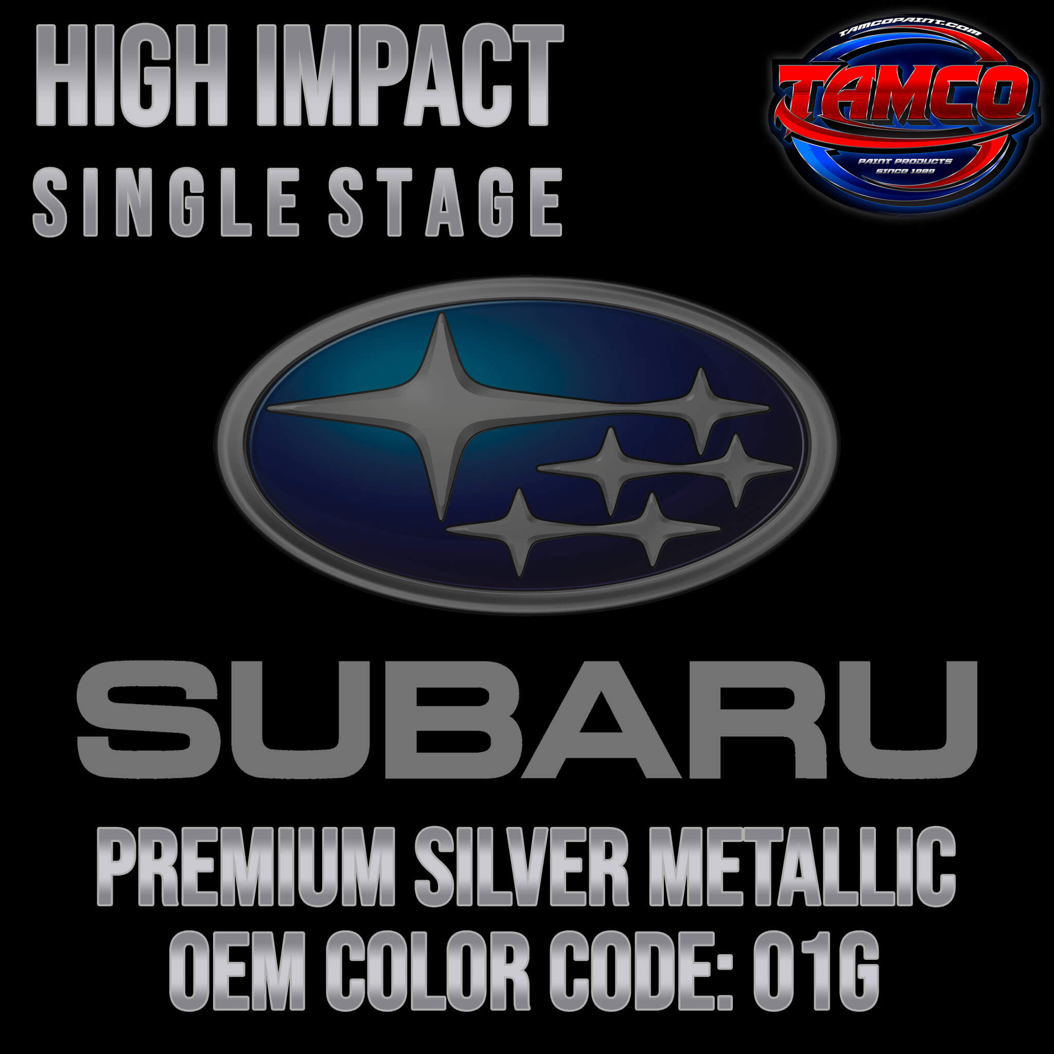 Subaru Premium Silver Metallic | 01G | 2002-2007 | OEM High Impact Sin