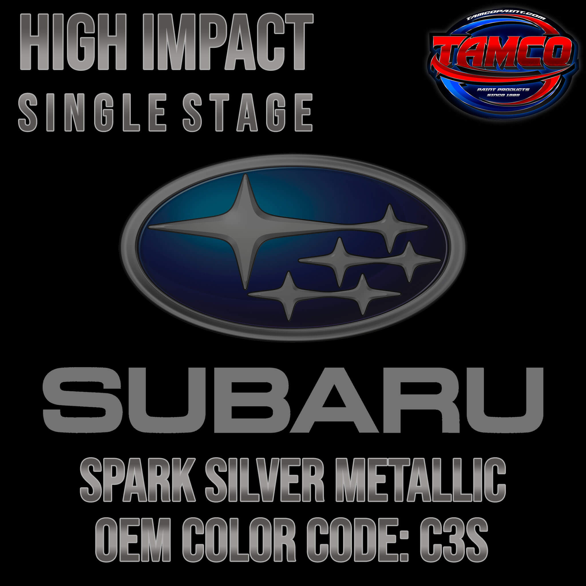 Subaru Spark Silver Metallic | C3S | 2008-2011 | OEM High Impact Singl